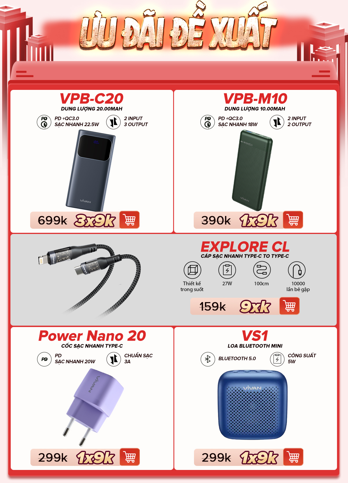 Vivan Official Store - Shopee Mall Online | Shopee Việt Nam
