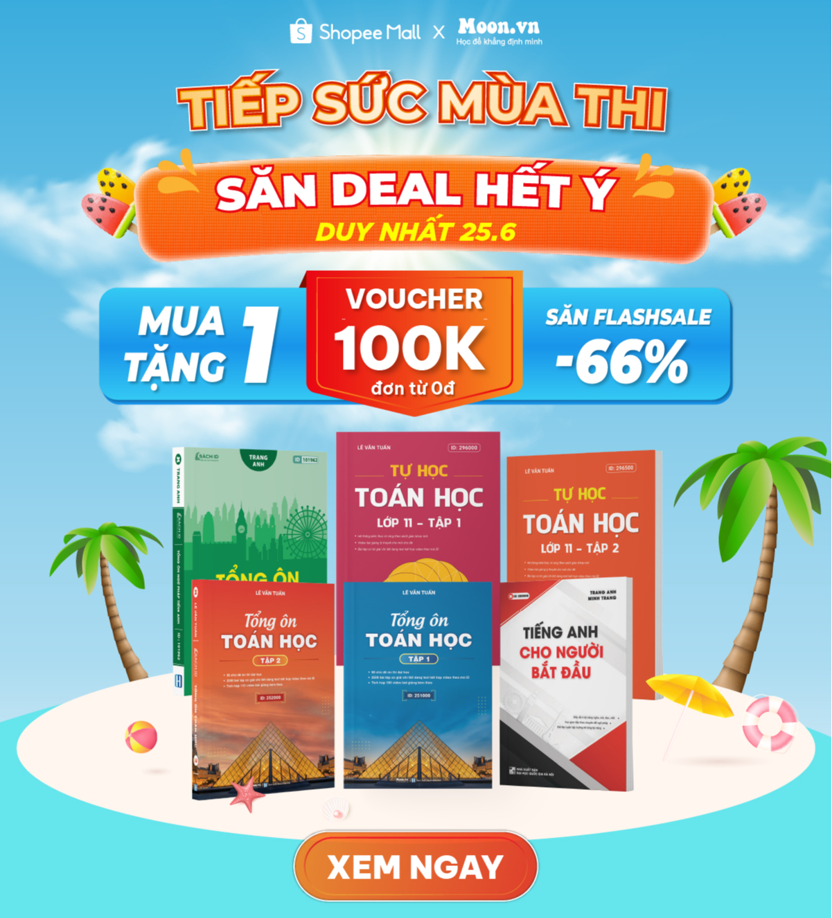 MoonBook- Top sách luyện thi - Shopee Mall Online | Shopee Việt Nam