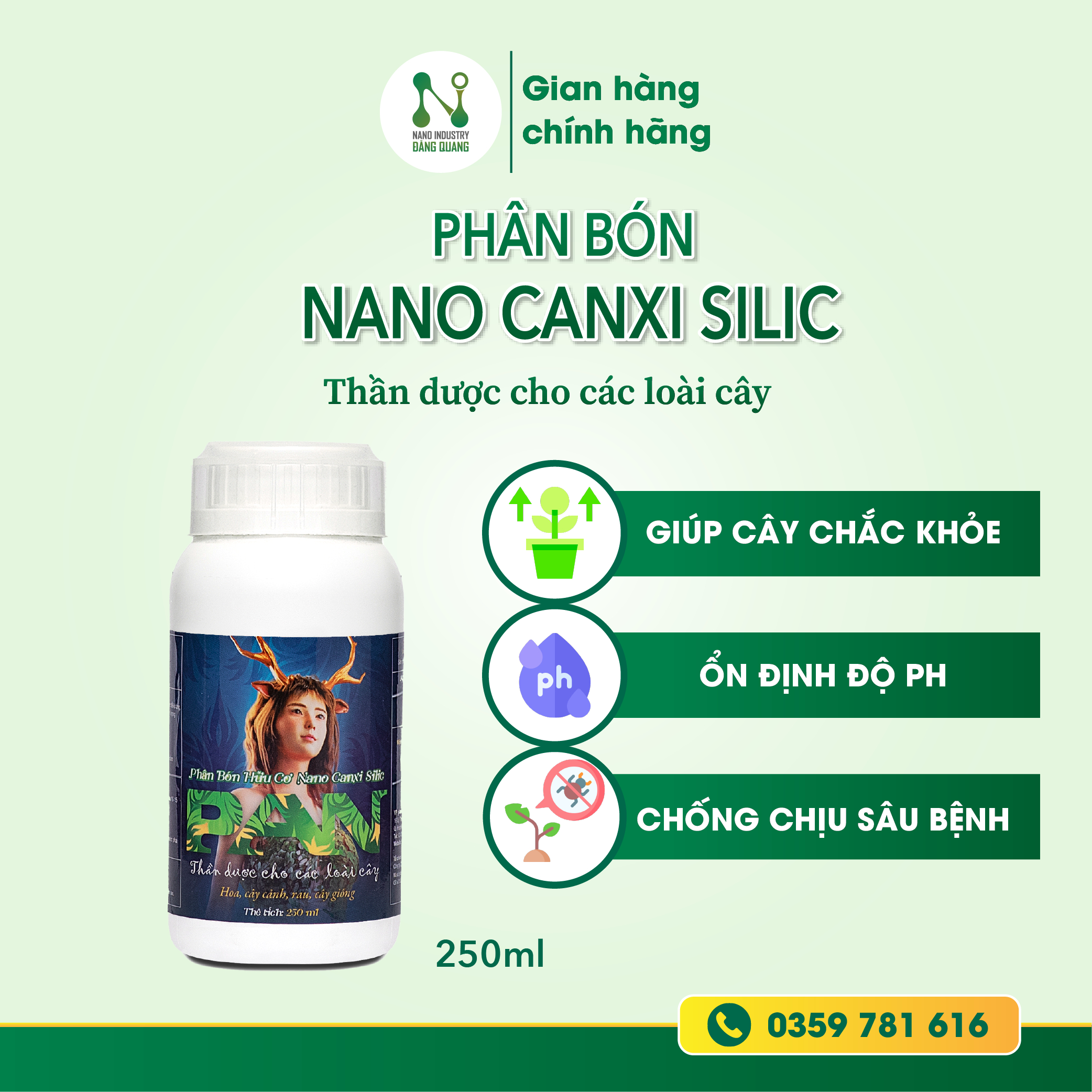 Phân bón Nano Canxi Silic PAN, Cửa hàng trực tuyến | Shopee Việt Nam