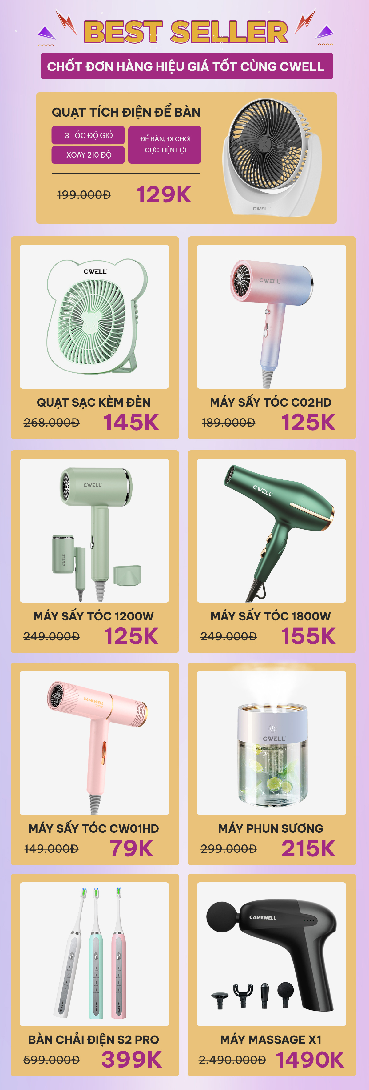 CWELL Official, Cửa hàng trực tuyến | Shopee Việt Nam