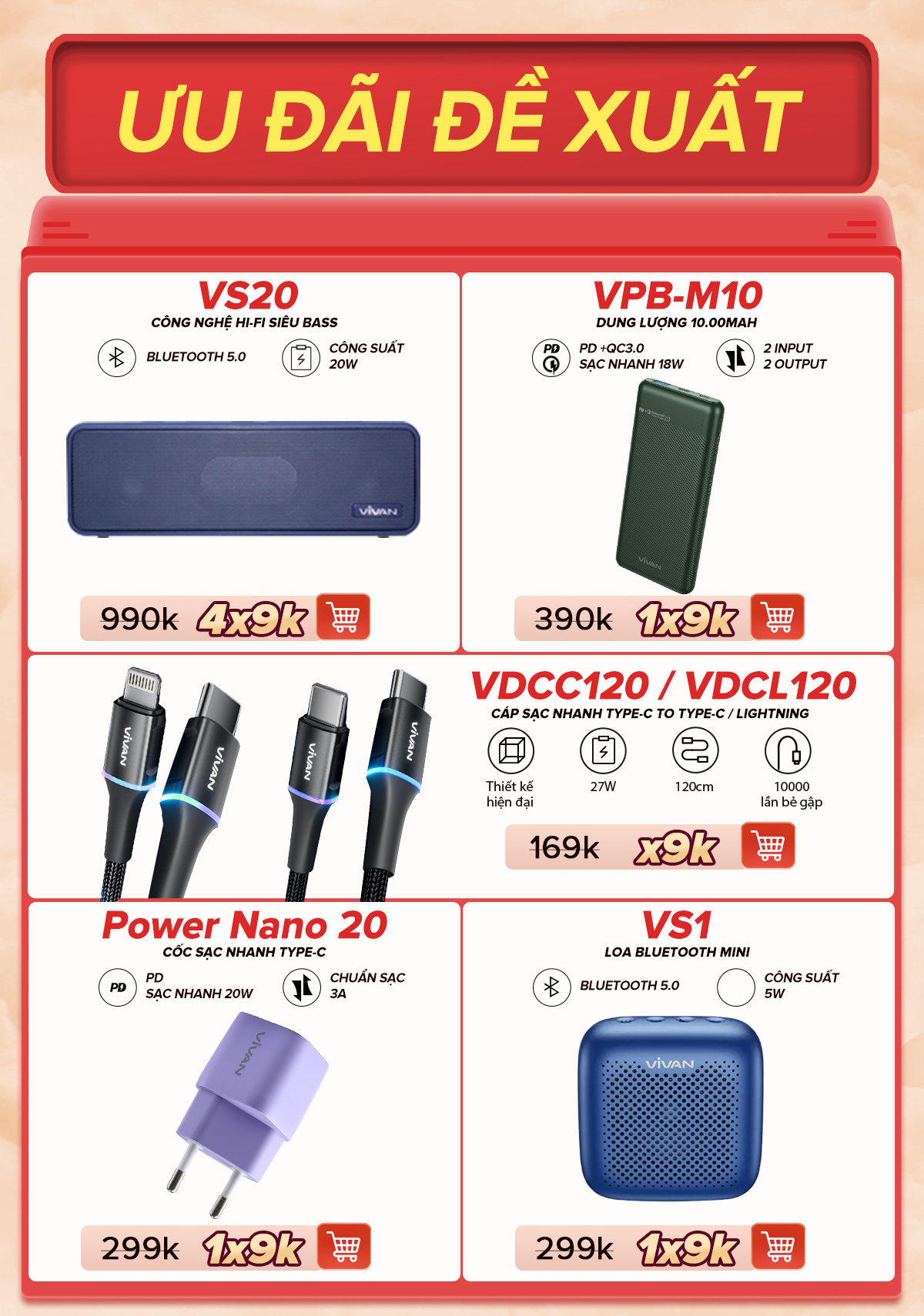 Vivan Official Store - Shopee Mall Online | Shopee Việt Nam