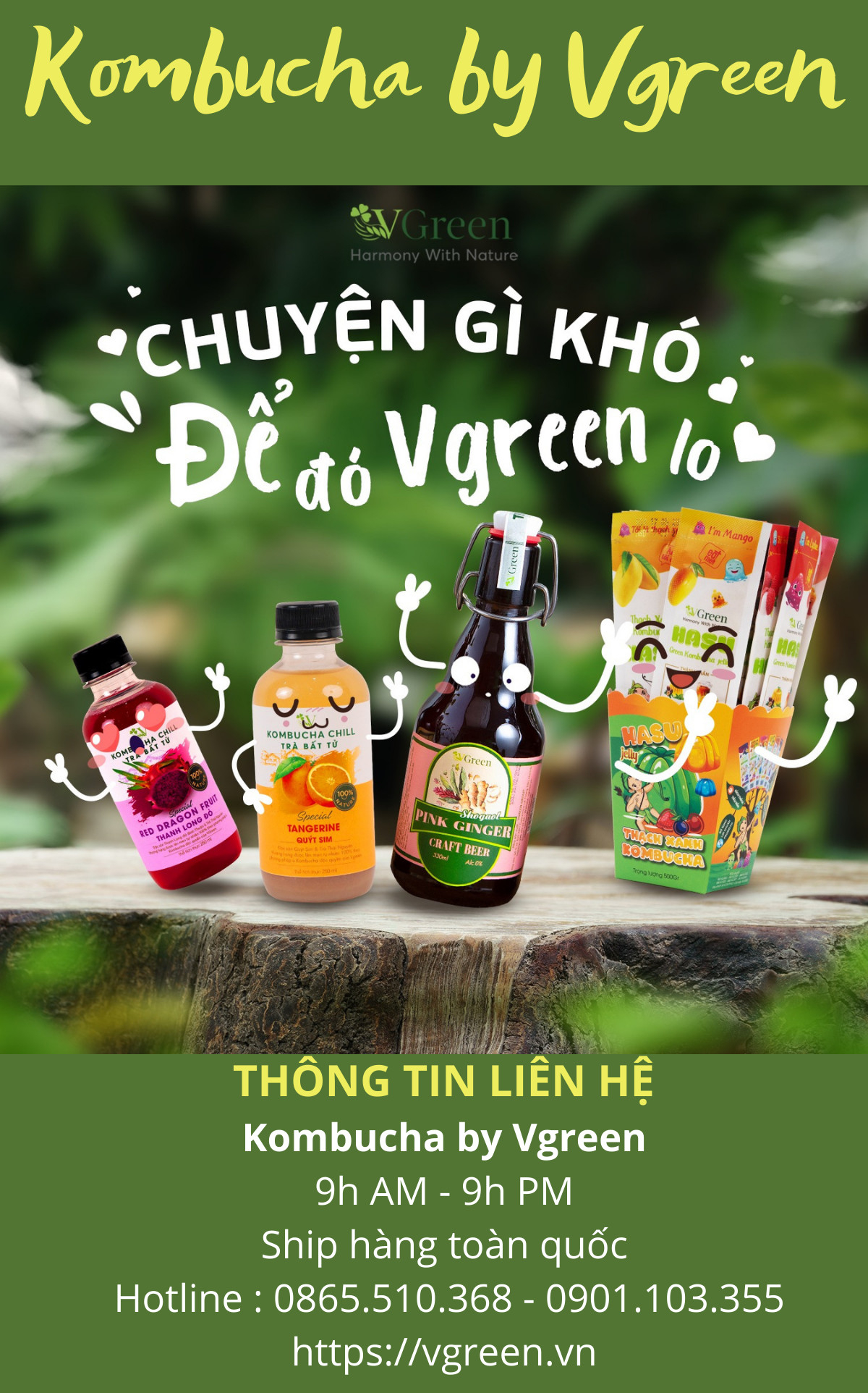 Kombucha by Vgreen - Shopee Mall Online | Shopee Việt Nam