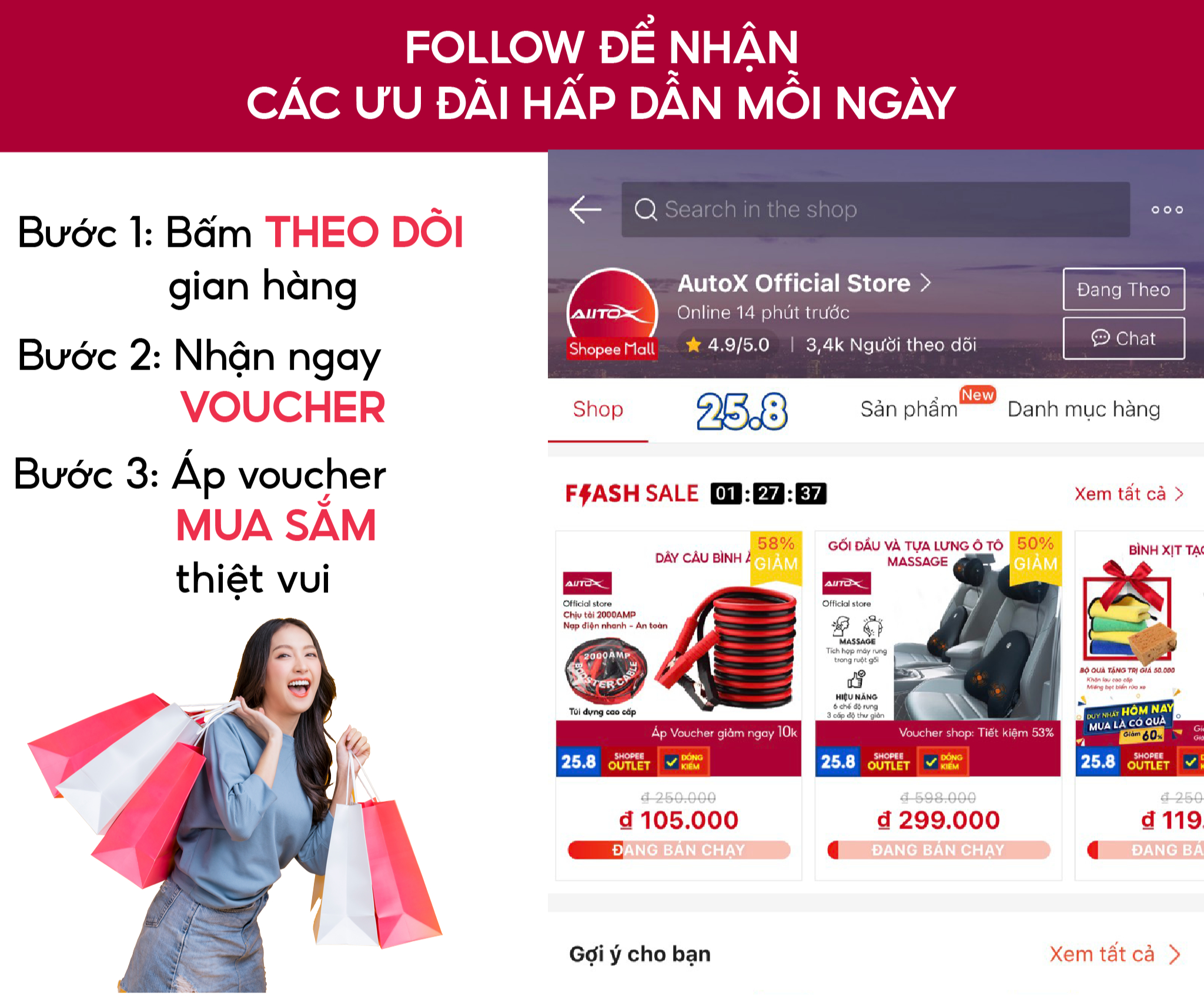 AutoX Official Store - Shopee Mall Online | Shopee Việt Nam