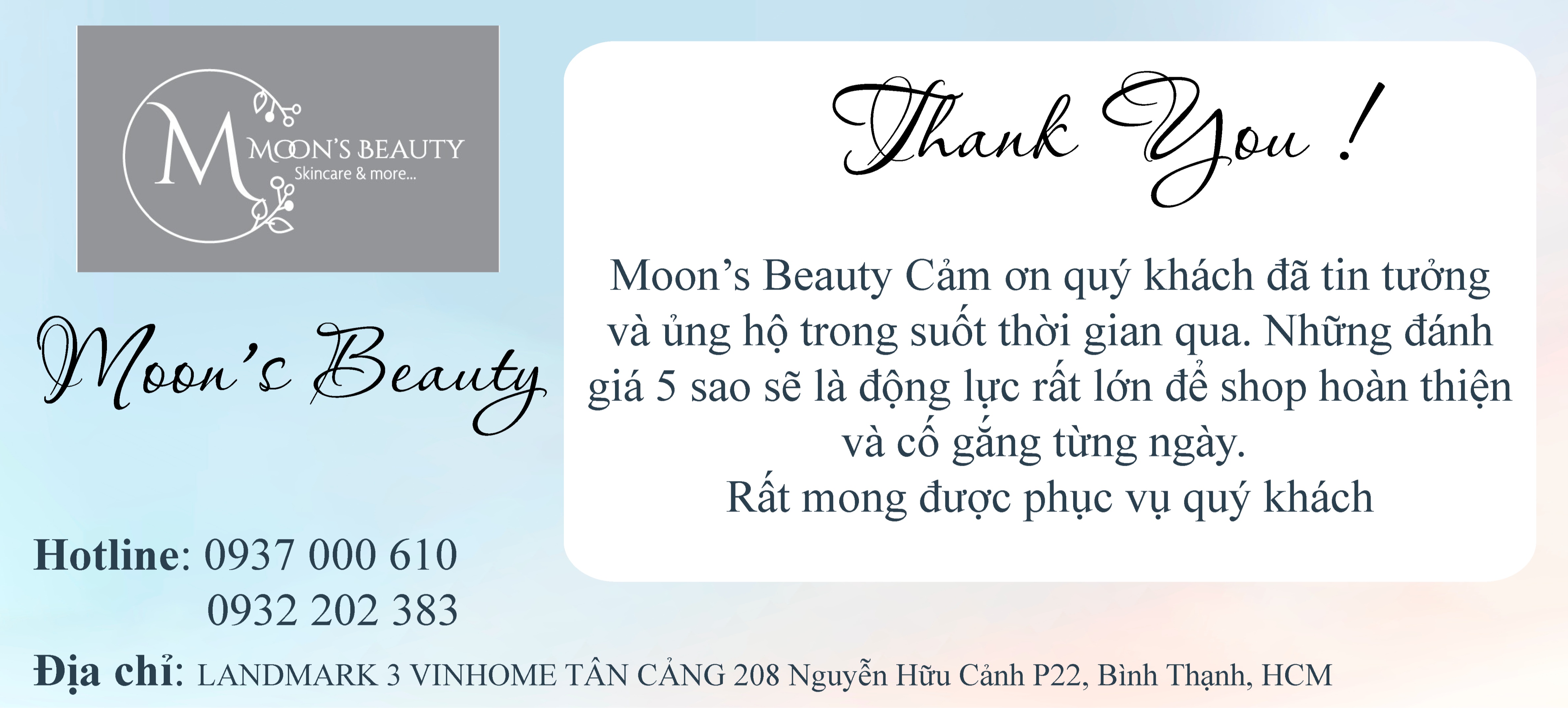 Moon's Beauty, Cửa hàng trực tuyến | Shopee Việt Nam