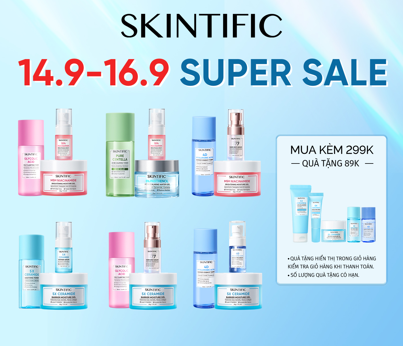 SKINTIFIC Official Shop - Shopee Mall Online | Shopee Việt Nam