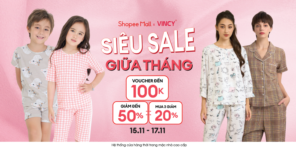 VINCY OFFICIAL STORE - Shopee Mall Online | Shopee Việt Nam