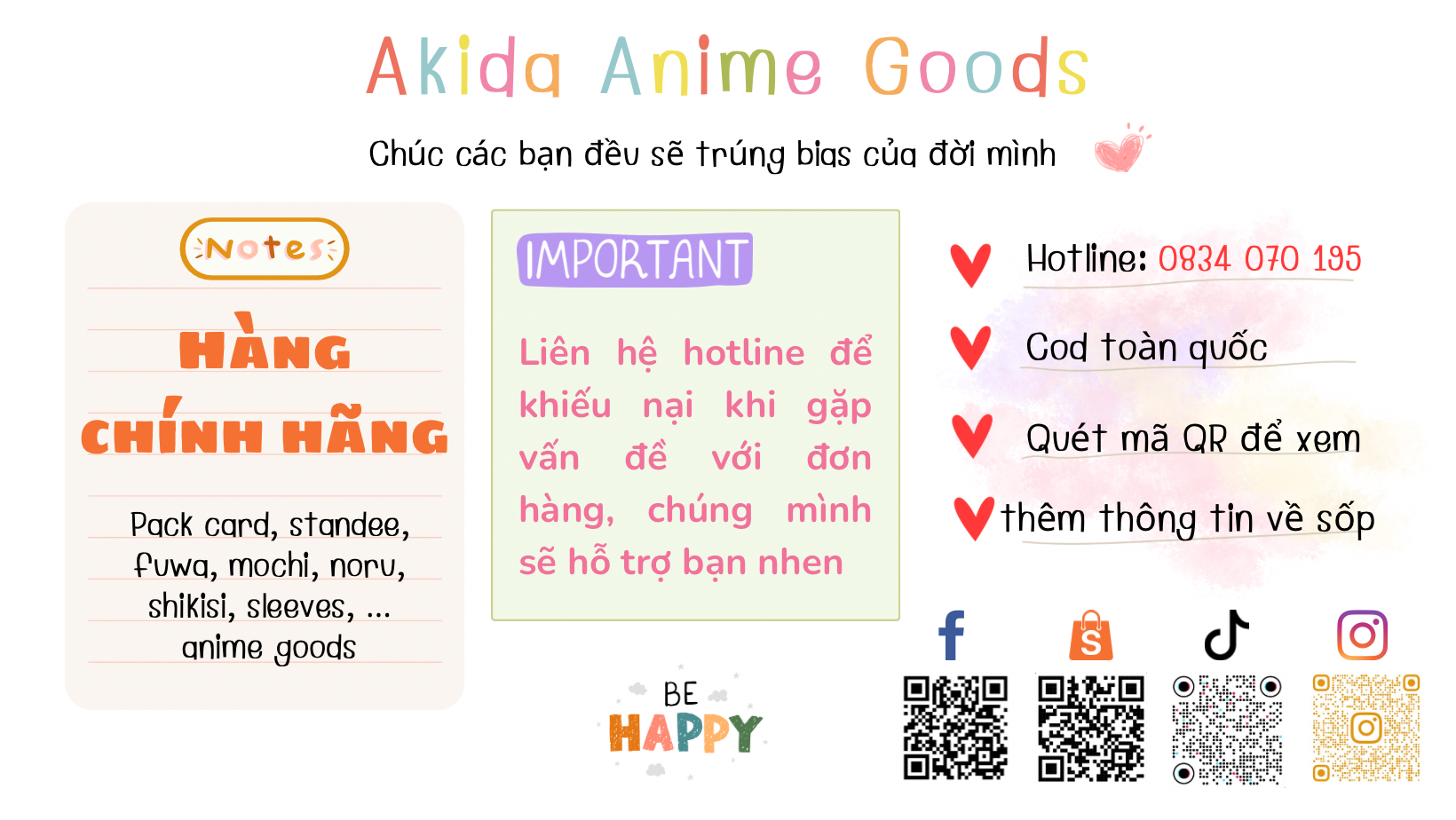 Akida Anime Goods, Cửa hàng trực tuyến | Shopee Việt Nam