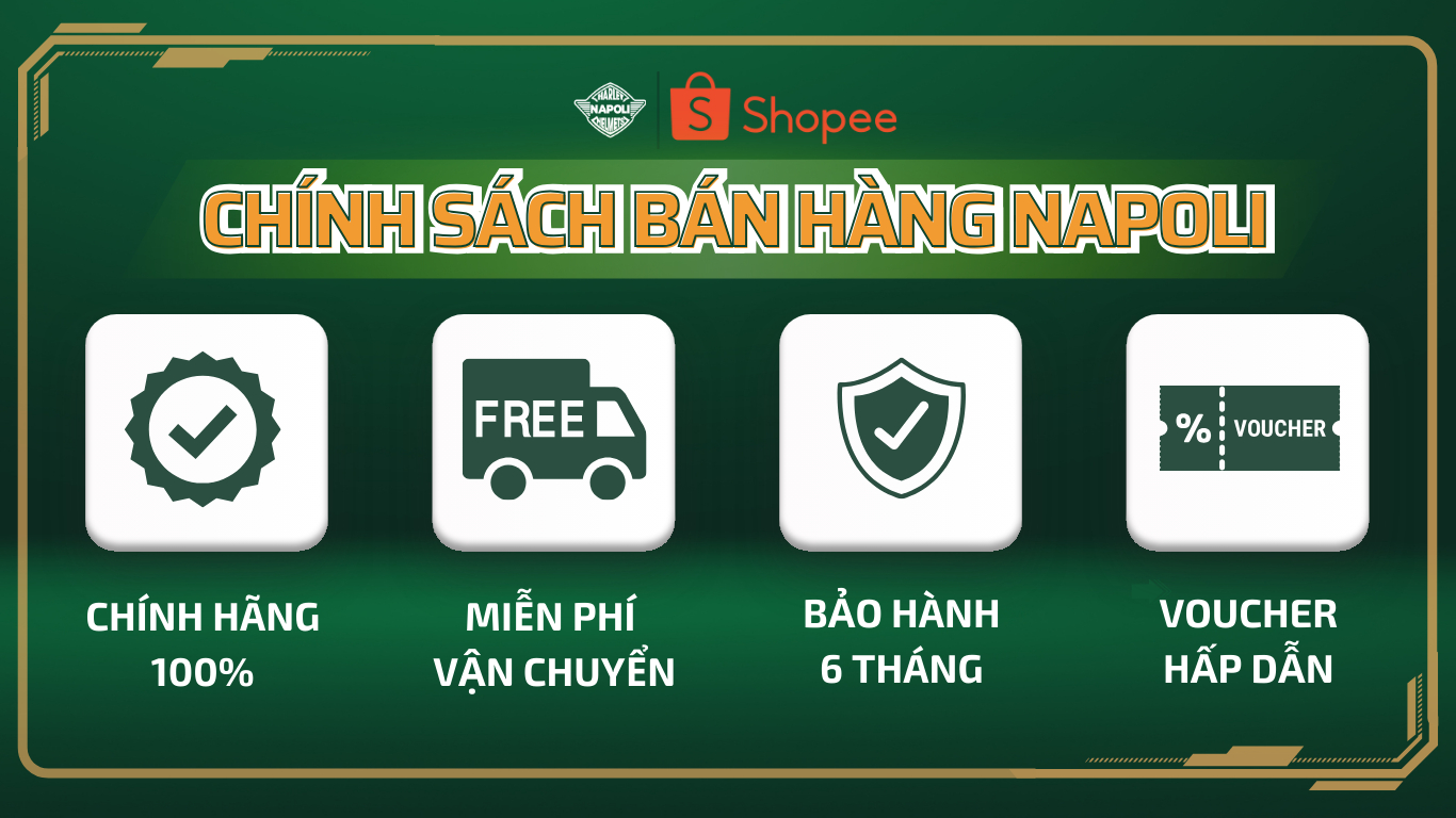 MŨ BẢO HIỂM NAPOLI , Cửa hàng trực tuyến | Shopee Việt Nam