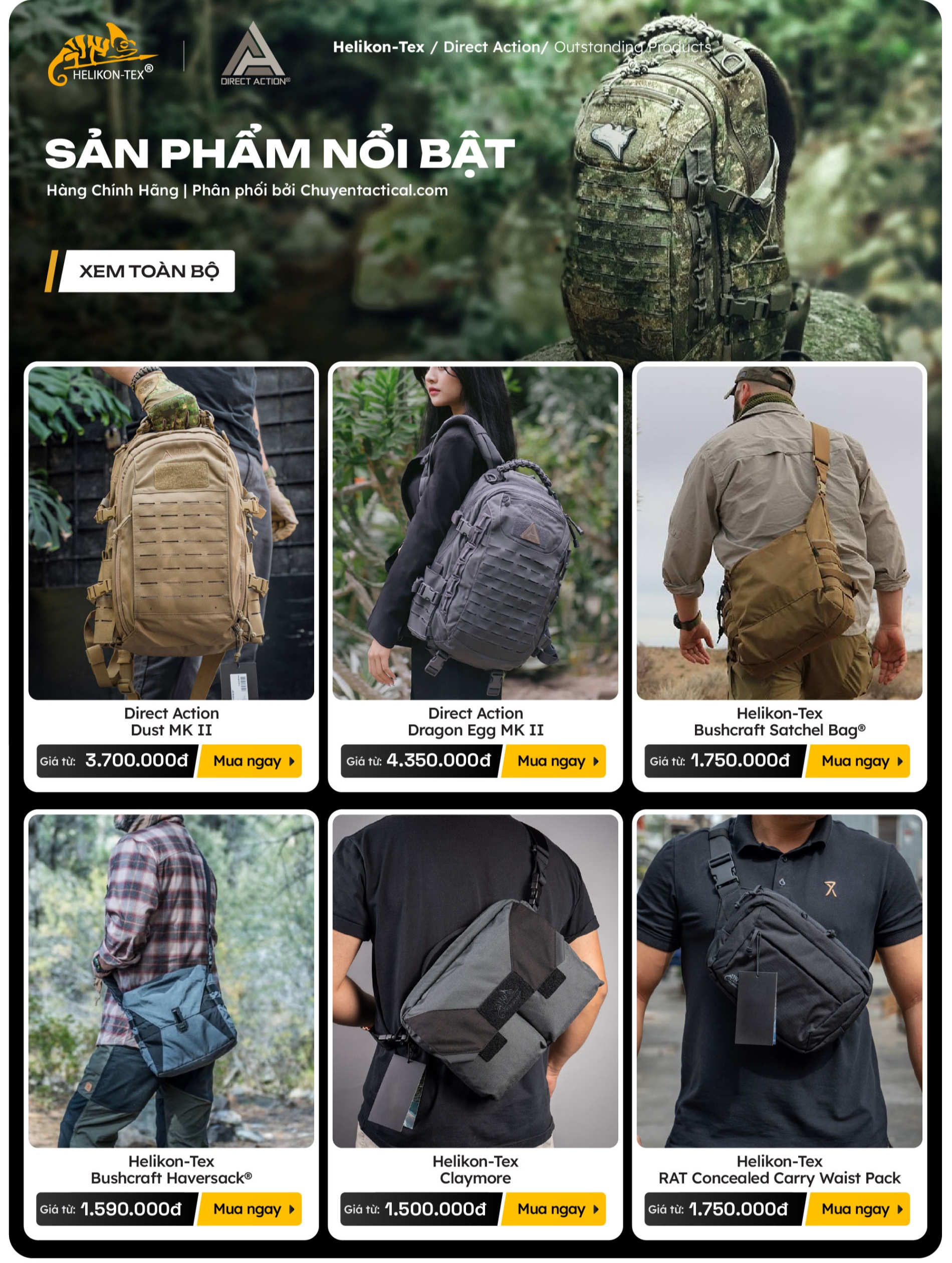 Chuyentactical.Official, Cửa hàng trực tuyến | Shopee Việt Nam
