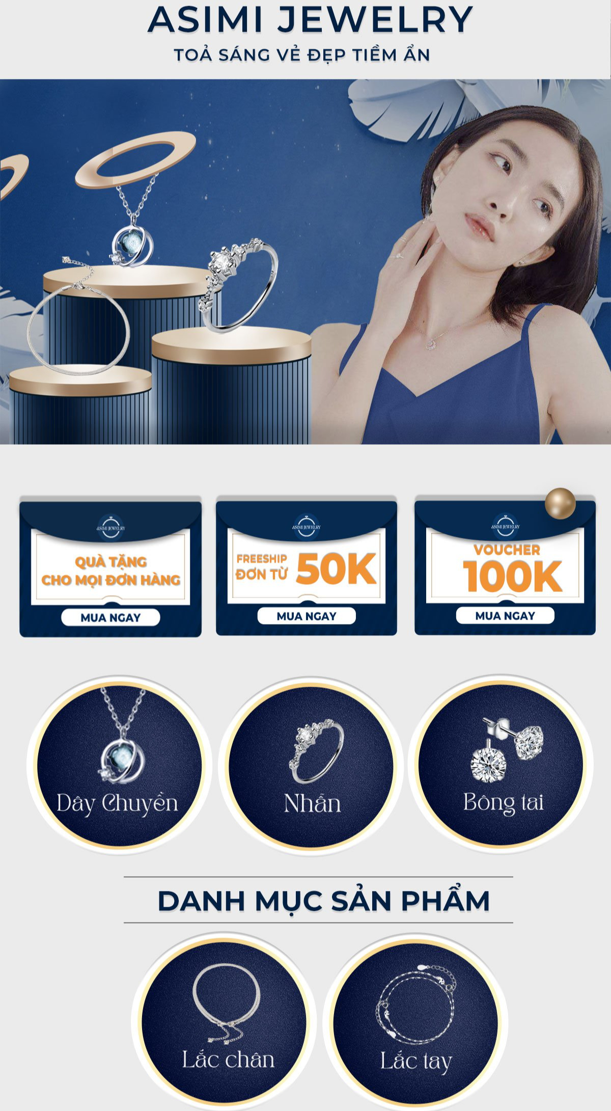 Asimi Jewelry - Trang Sức Bạc - Shopee Mall Online | Shopee Việt Nam