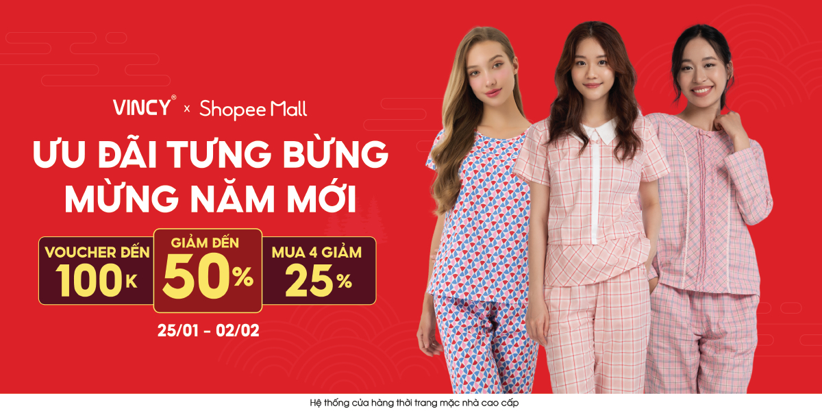 VINCY OFFICIAL STORE - Shopee Mall Online | Shopee Việt Nam