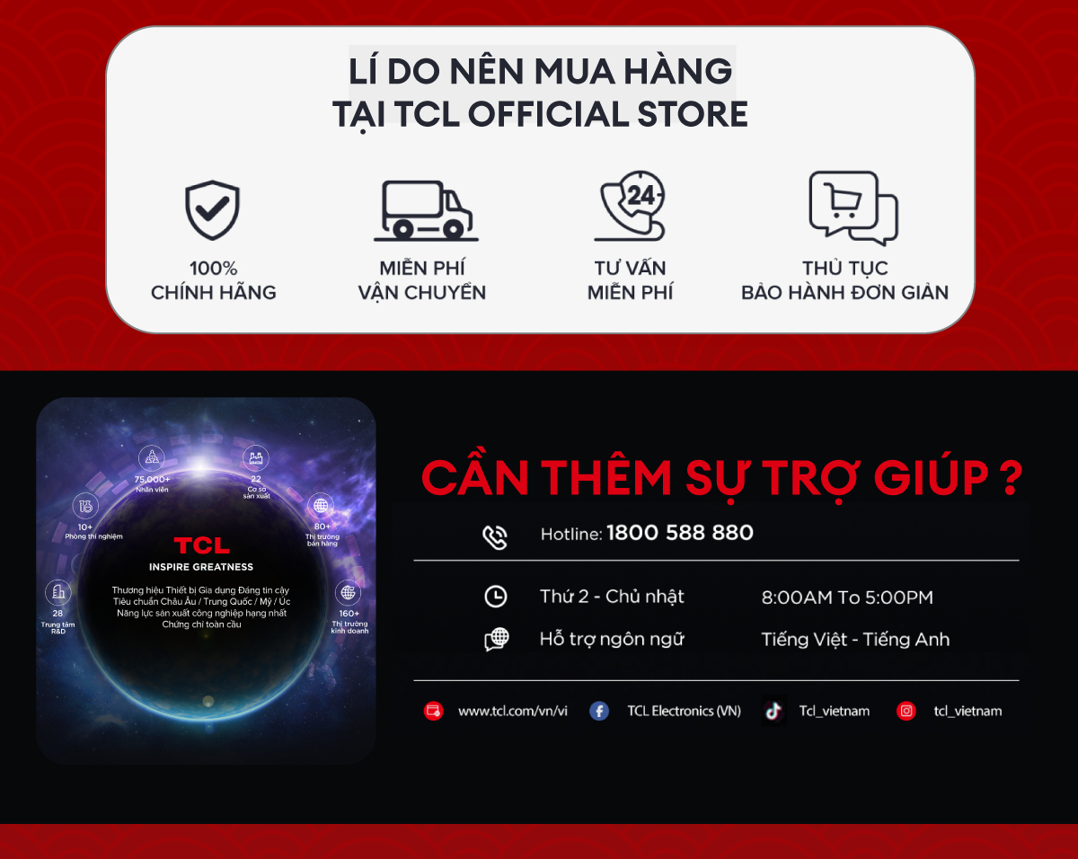 TCL Official Store - Shopee Mall Online | Shopee Việt Nam