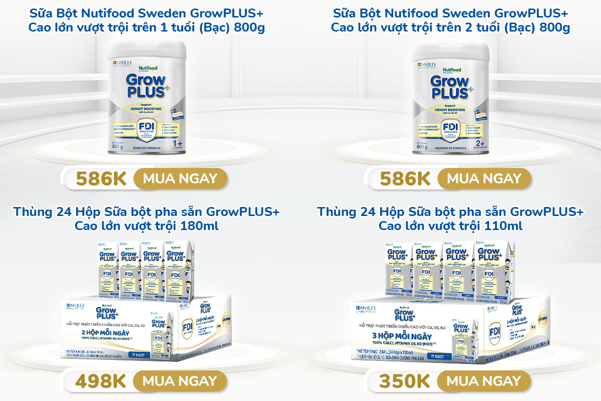 Nutifood GrowPLUS Official - Shopee Mall Online | Shopee Việt Nam