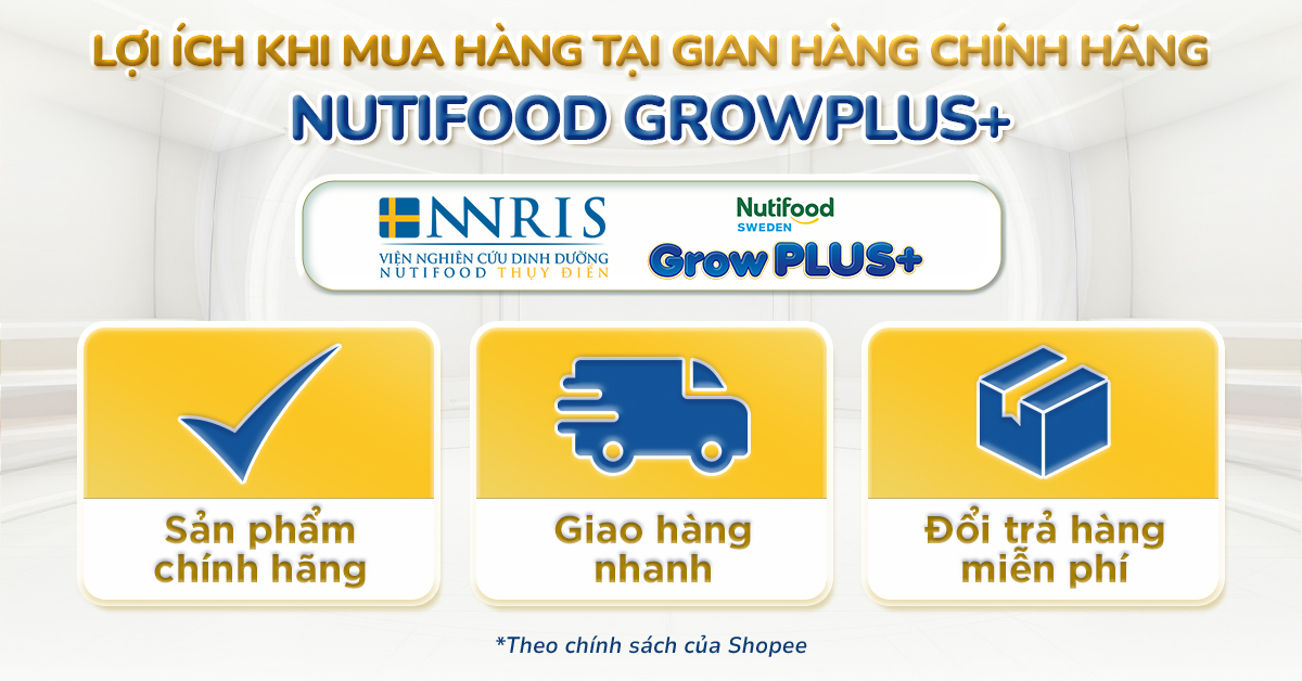 Nutifood GrowPLUS Official - Shopee Mall Online | Shopee Việt Nam