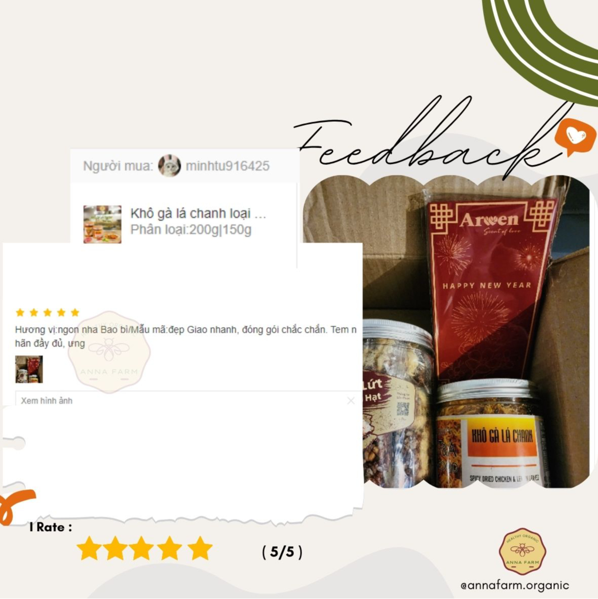 Anna Farm - Organic & Healthy, Cửa hàng trực tuyến | Shopee Việt Nam