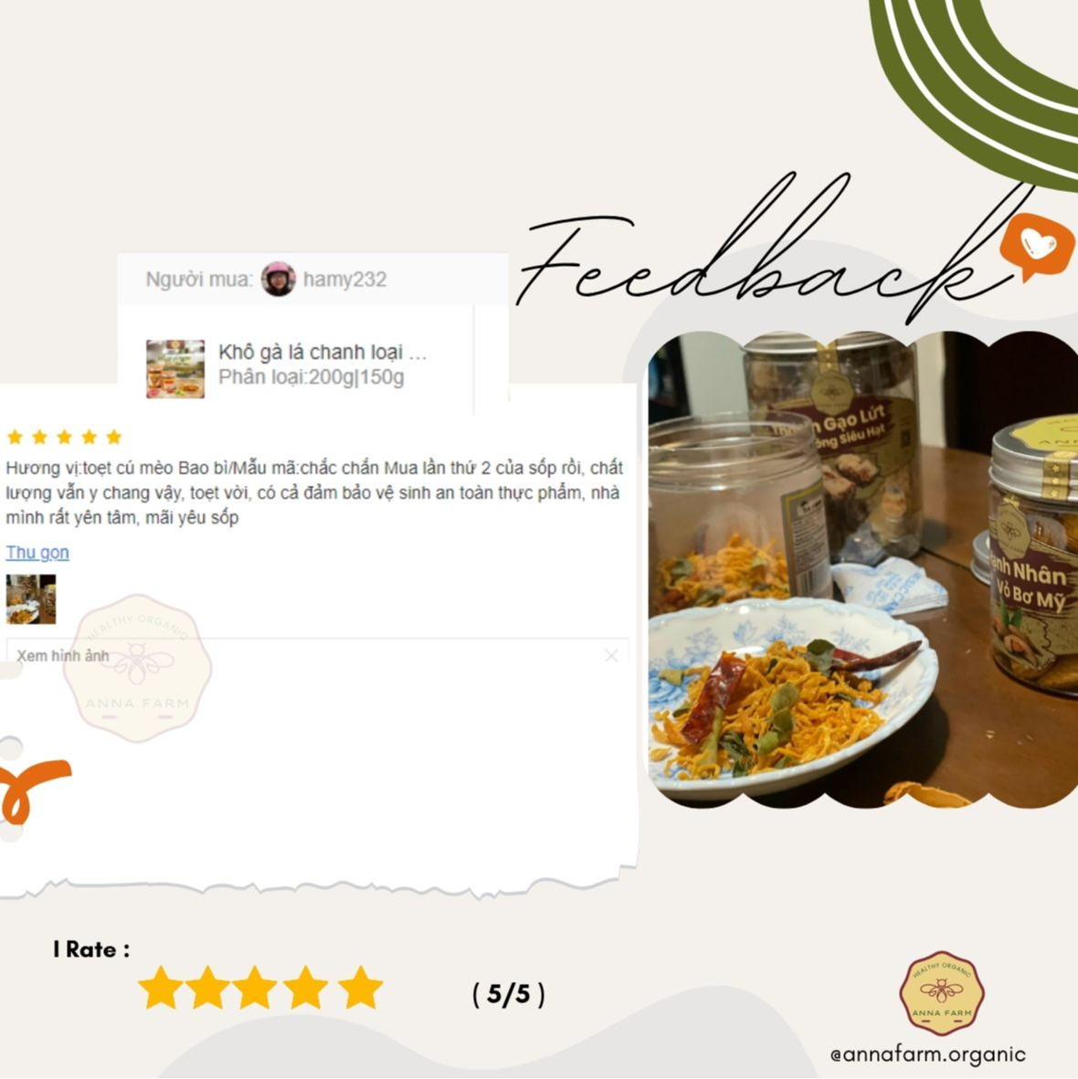 Anna Farm - Organic & Healthy, Cửa hàng trực tuyến | Shopee Việt Nam