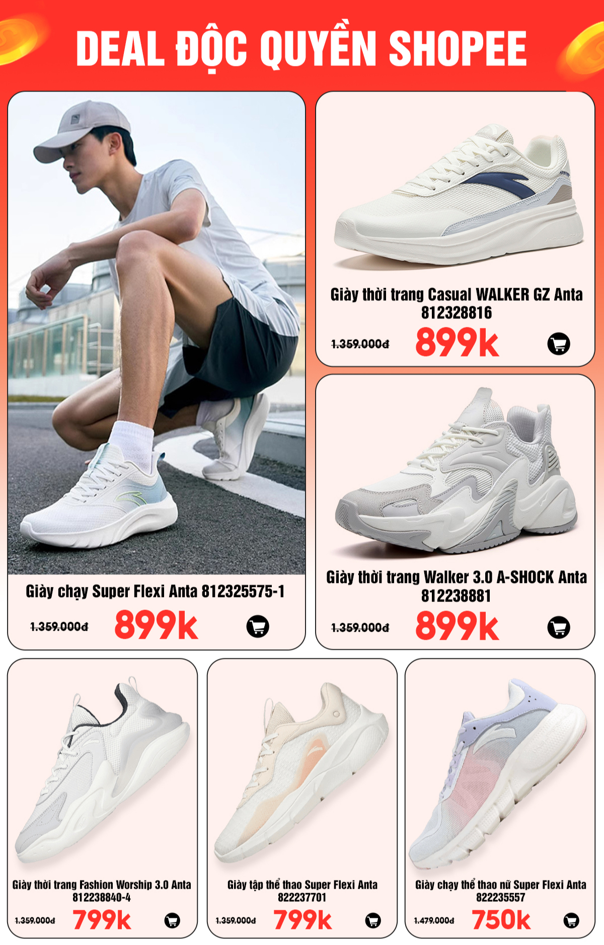 Anta Official Store - Shopee Mall Online | Shopee Việt Nam