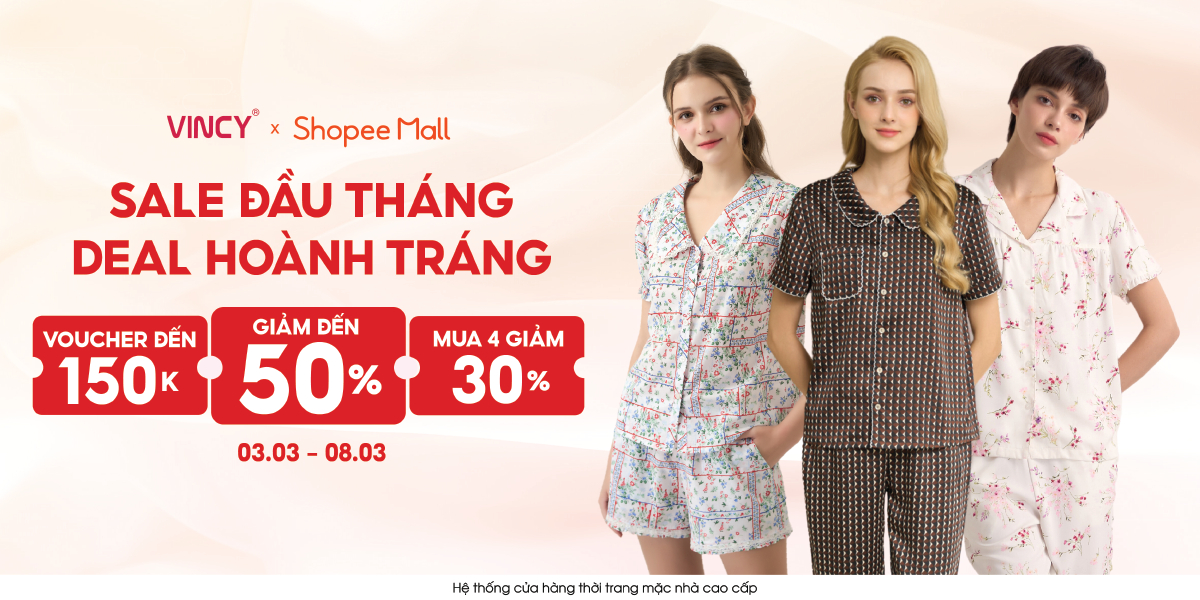 VINCY OFFICIAL STORE - Shopee Mall Online | Shopee Việt Nam