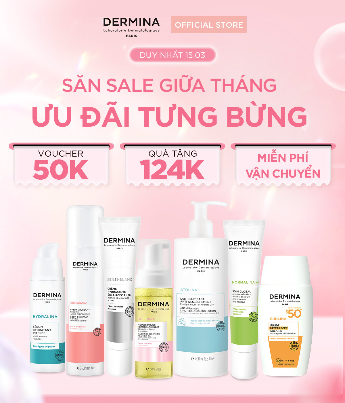 DERMINA VIETNAM - Shopee Mall Online | Shopee Việt Nam