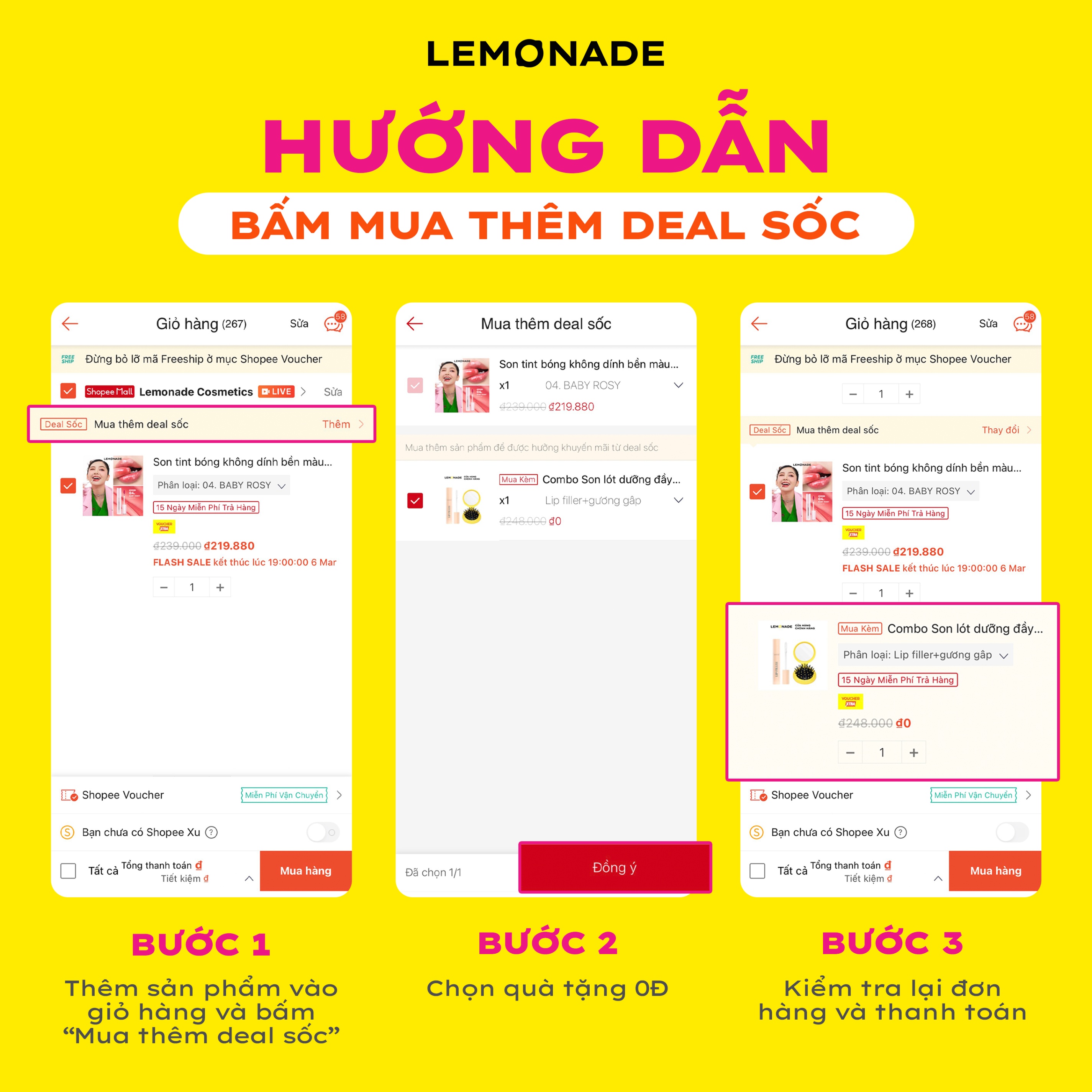 Lemonade Cosmetics - Shopee Mall Online | Shopee Việt Nam