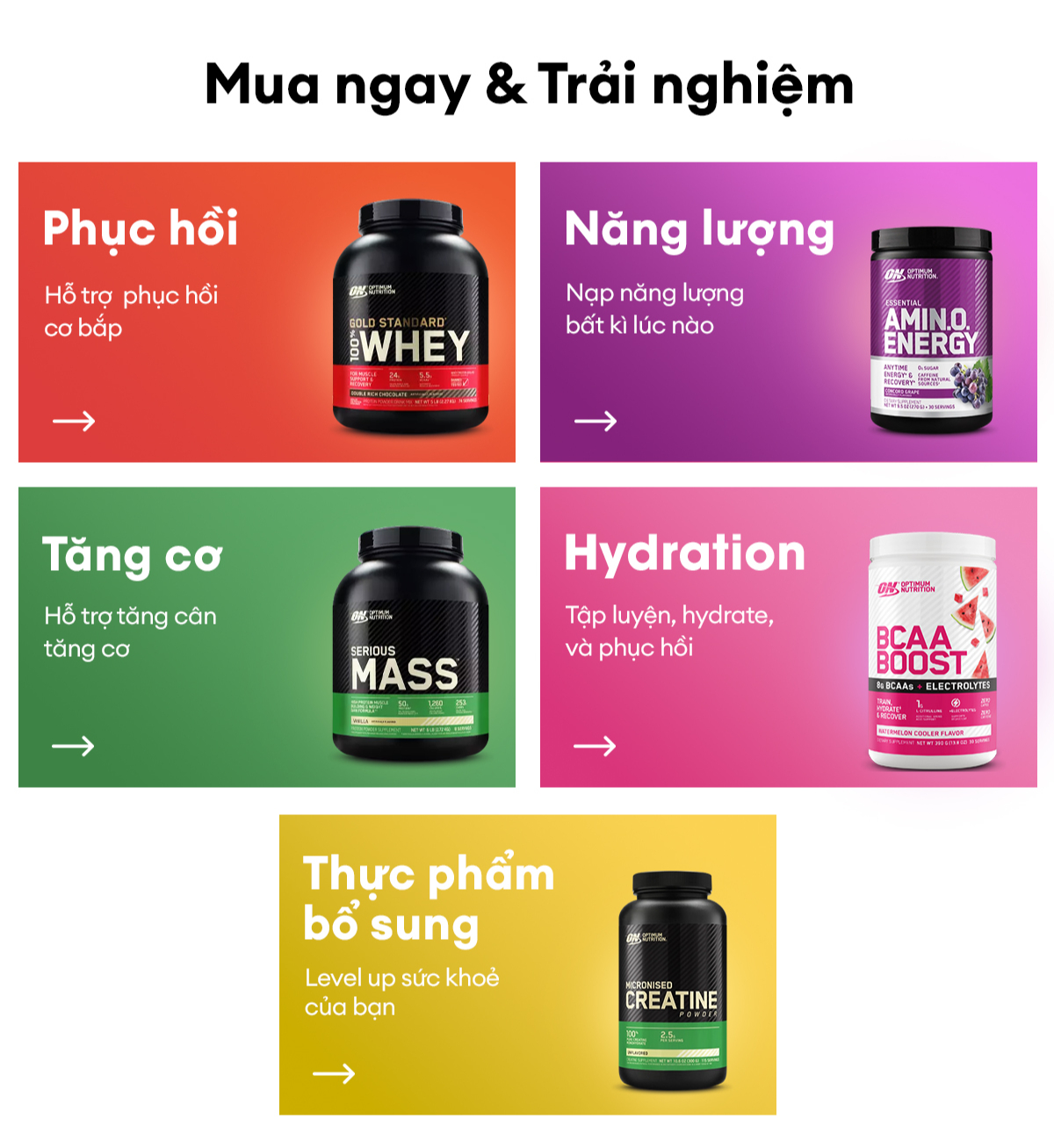 Optimum Nutrition Official - Shopee Mall Online | Shopee Việt Nam