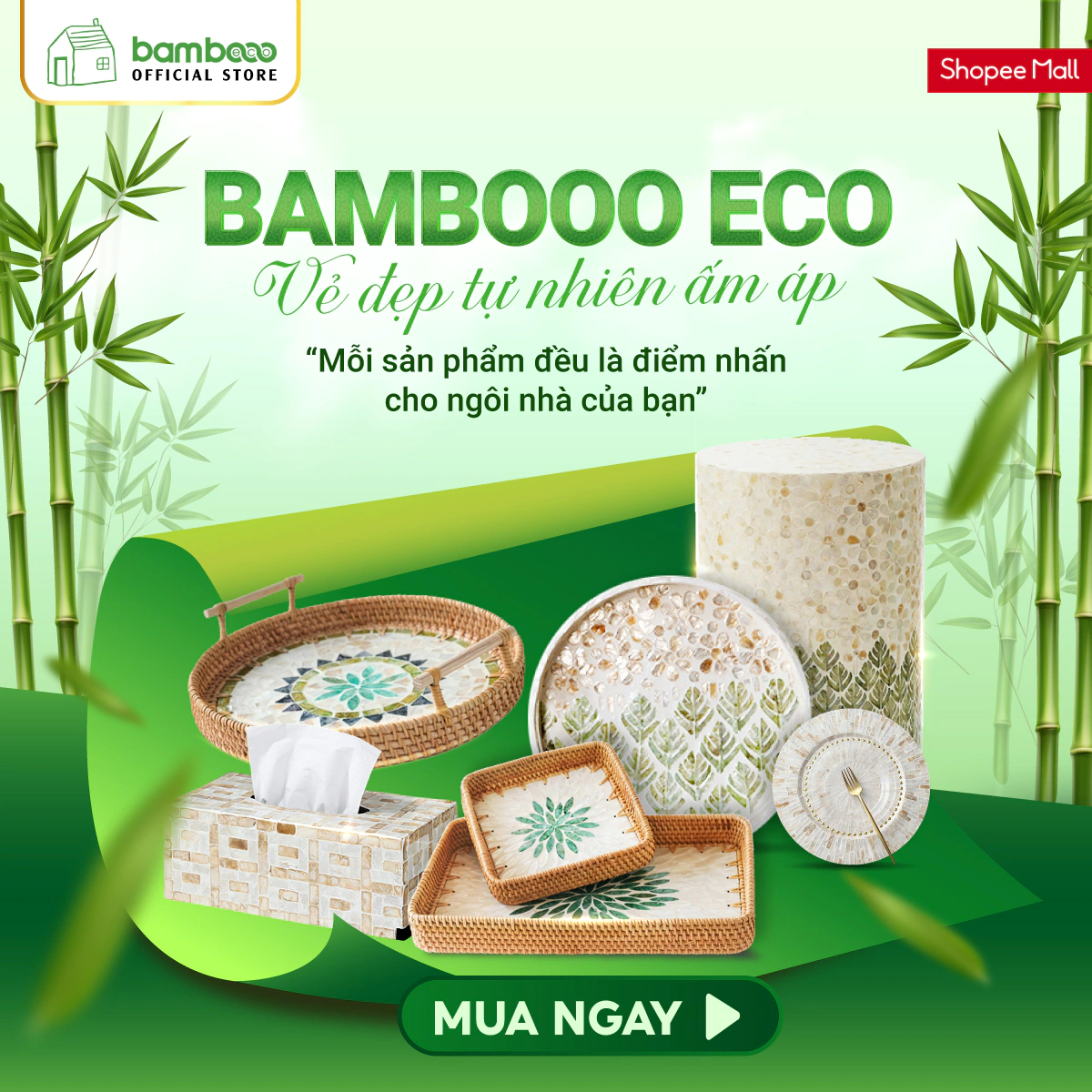 Bambooo Eco -Thủ Công Hiện Đại - Shopee Mall Online | Shopee Việt Nam
