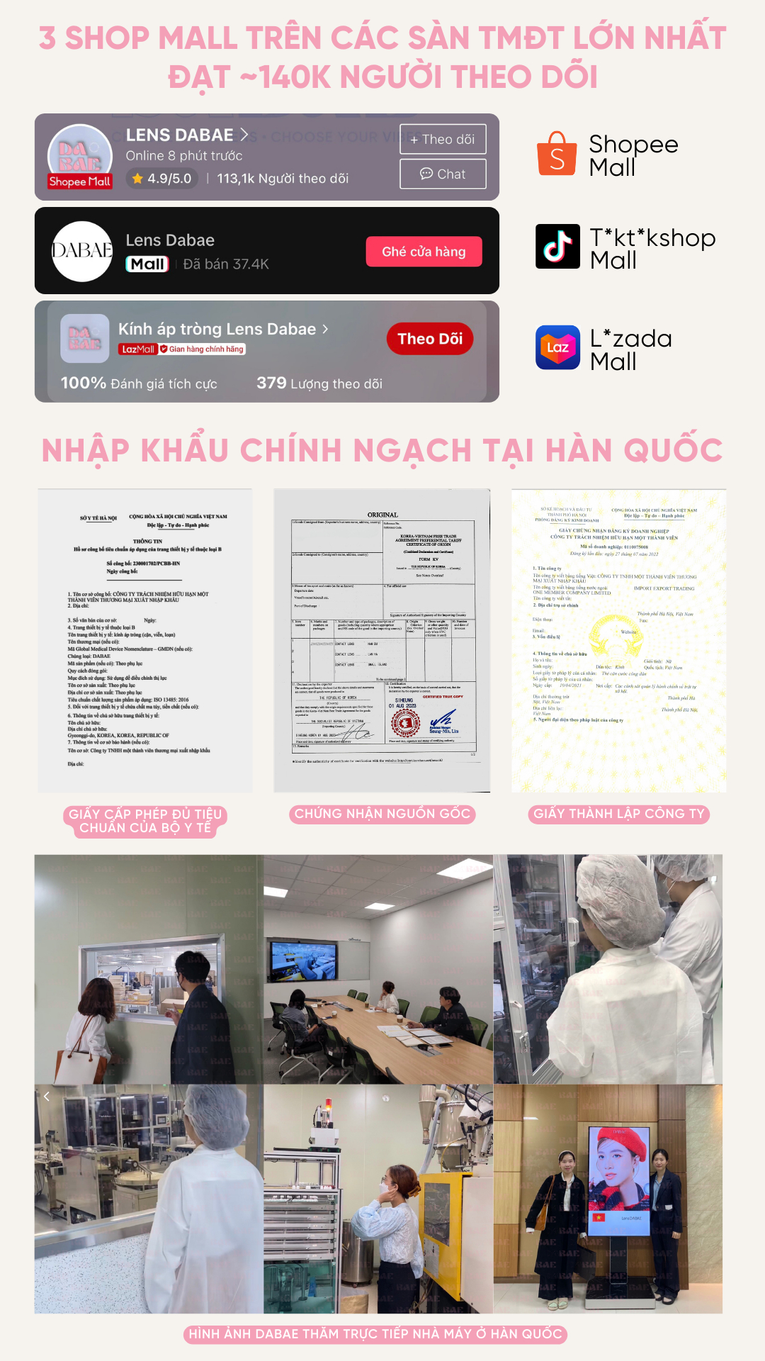 LENS DABAE - Shopee Mall Online | Shopee Việt Nam