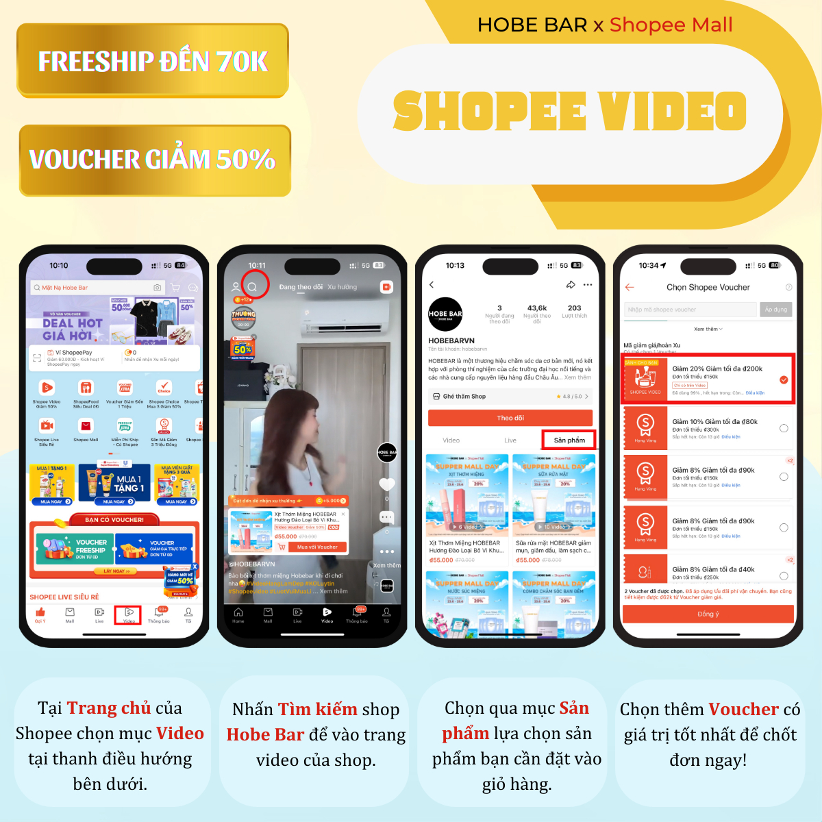 HOBEBAR VN - Shopee Mall Online | Shopee Việt Nam