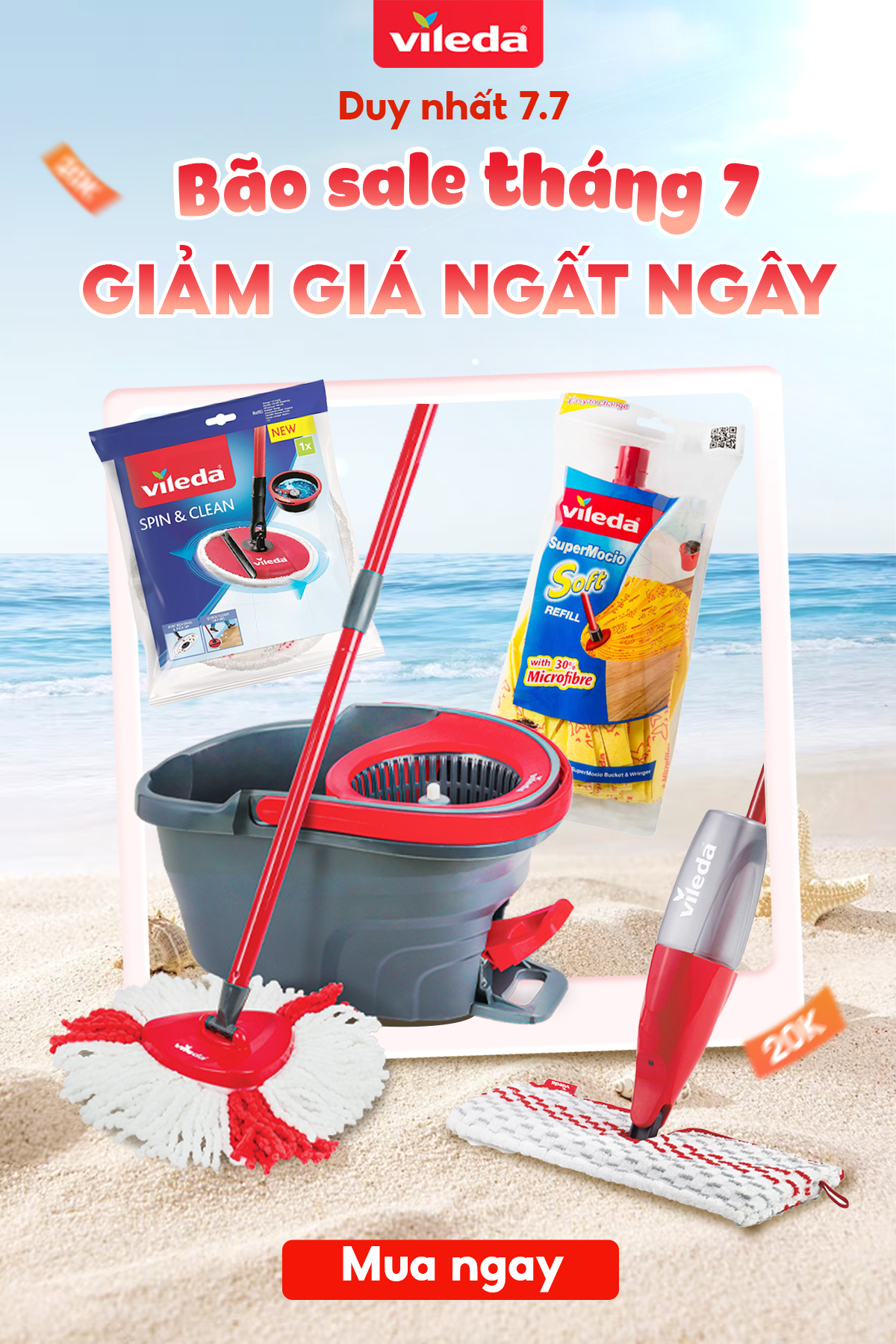 Vileda Official Store Vietnam - Shopee Mall Online | Shopee Việt Nam