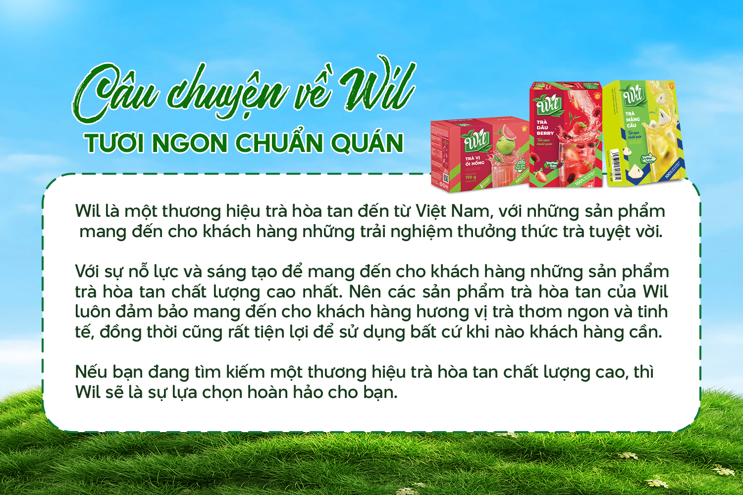 Wil Tea - Trà Hòa Tan - Shopee Mall Online | Shopee Việt Nam