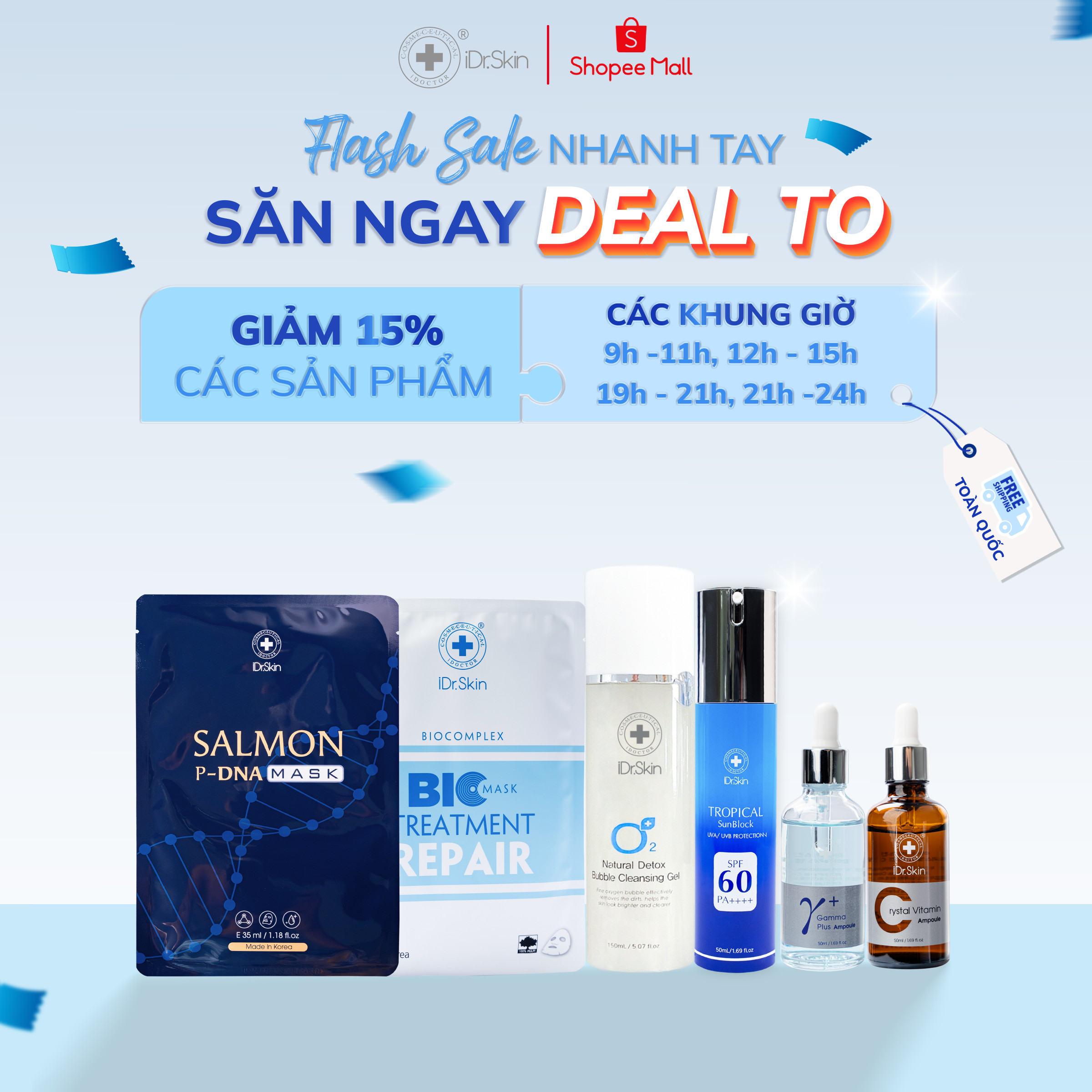 iDr.Skin Official Store - Shopee Mall Online | Shopee Việt Nam