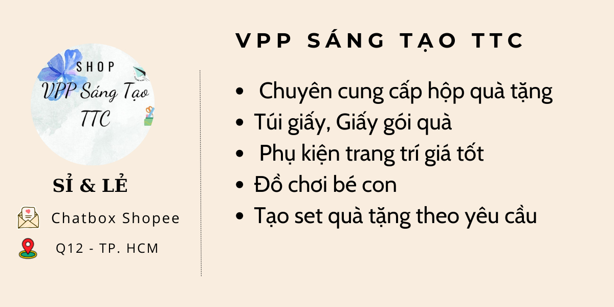 VPP Sáng Tạo TTC, Cửa hàng trực tuyến | Shopee Việt Nam