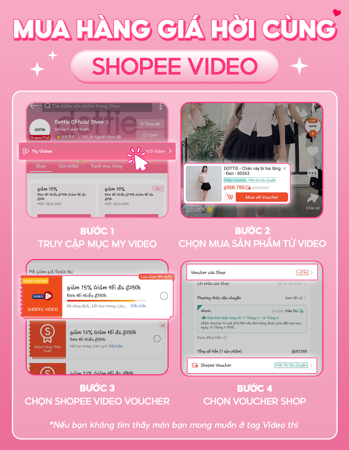 Dottie Official Store - Shopee Mall Online | Shopee Việt Nam