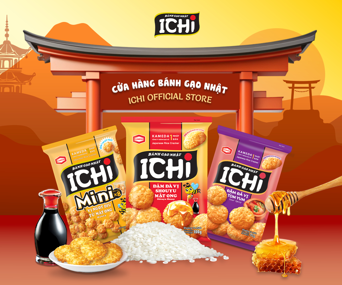 Bánh gạo Nhật ICHi - Shopee Mall Online | Shopee Việt Nam