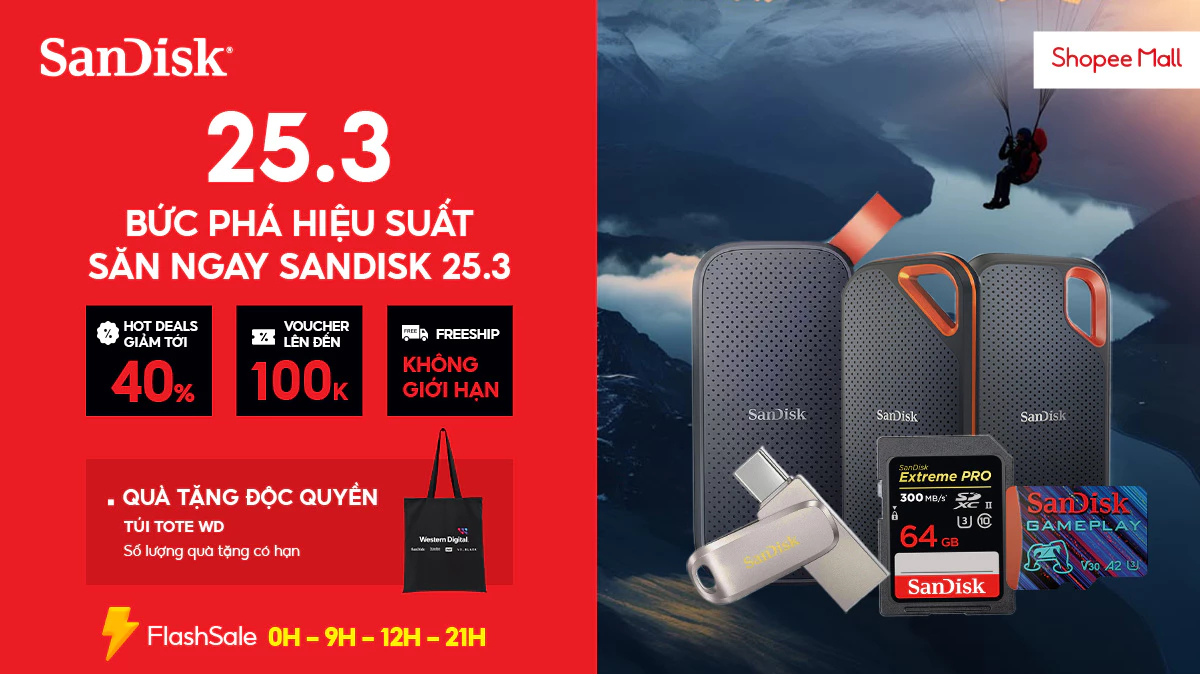 SanDisk Official Store - Shopee Mall Online | Shopee Việt Nam