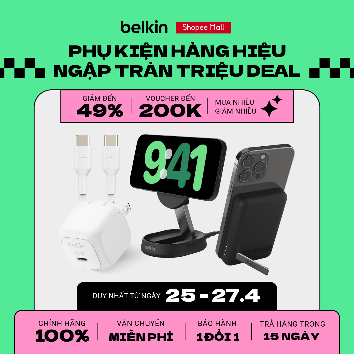 BELKIN OFFICIAL STORE - Shopee Mall Online | Shopee Việt Nam