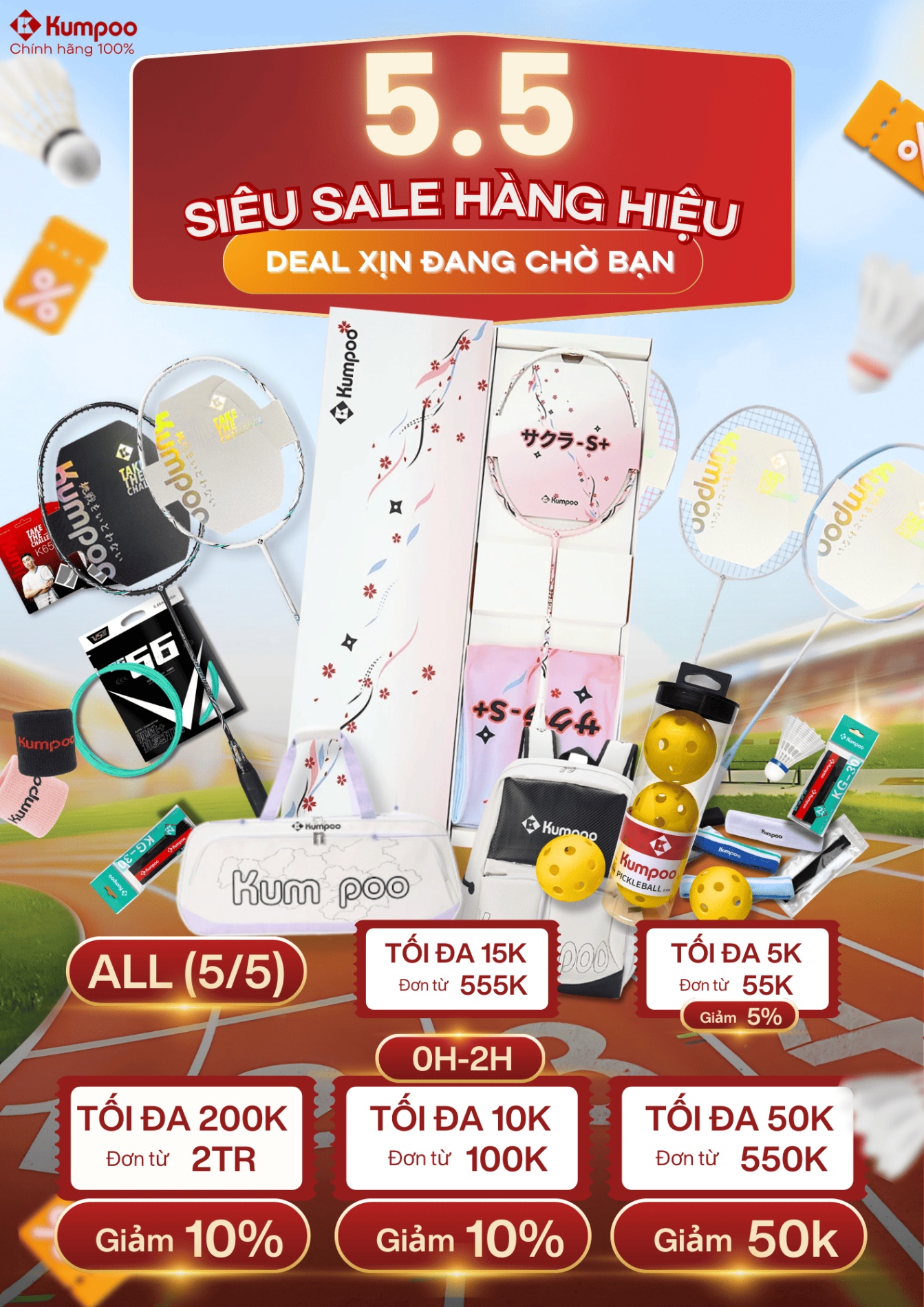 Kumpoo Vợt Cầu Lông Chính Hãng - Shopee Mall Online | Shopee Việt Nam