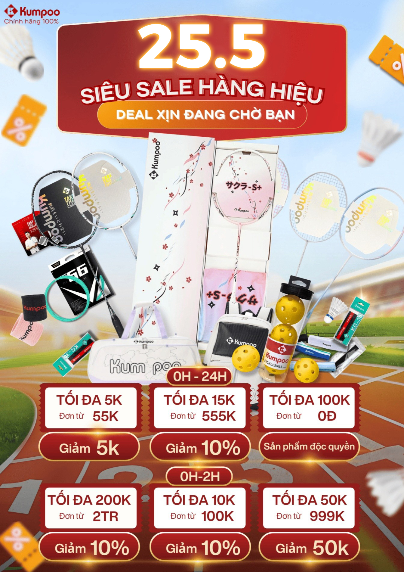 Kumpoo Vợt Cầu Lông Chính Hãng - Shopee Mall Online | Shopee Việt Nam