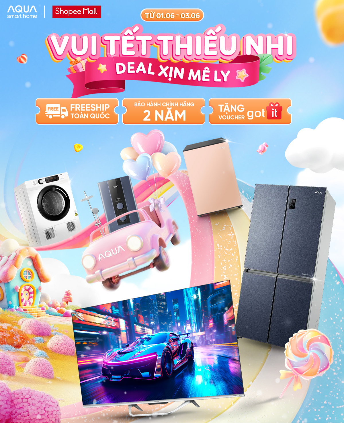 AQUA Official Store - Shopee Mall Online | Shopee Việt Nam