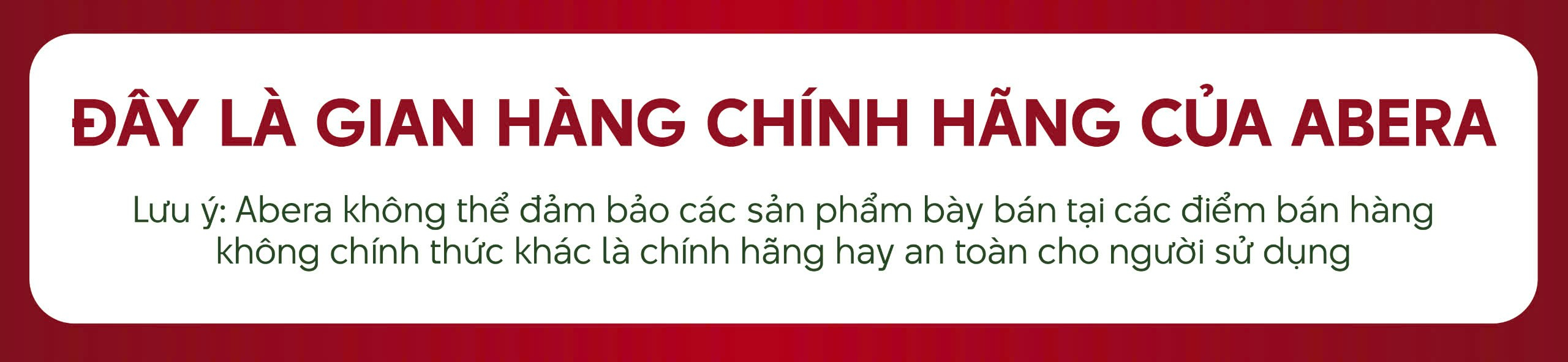 Abera Vietnam_Authentic Abera, Cửa hàng trực tuyến | Shopee Việt Nam