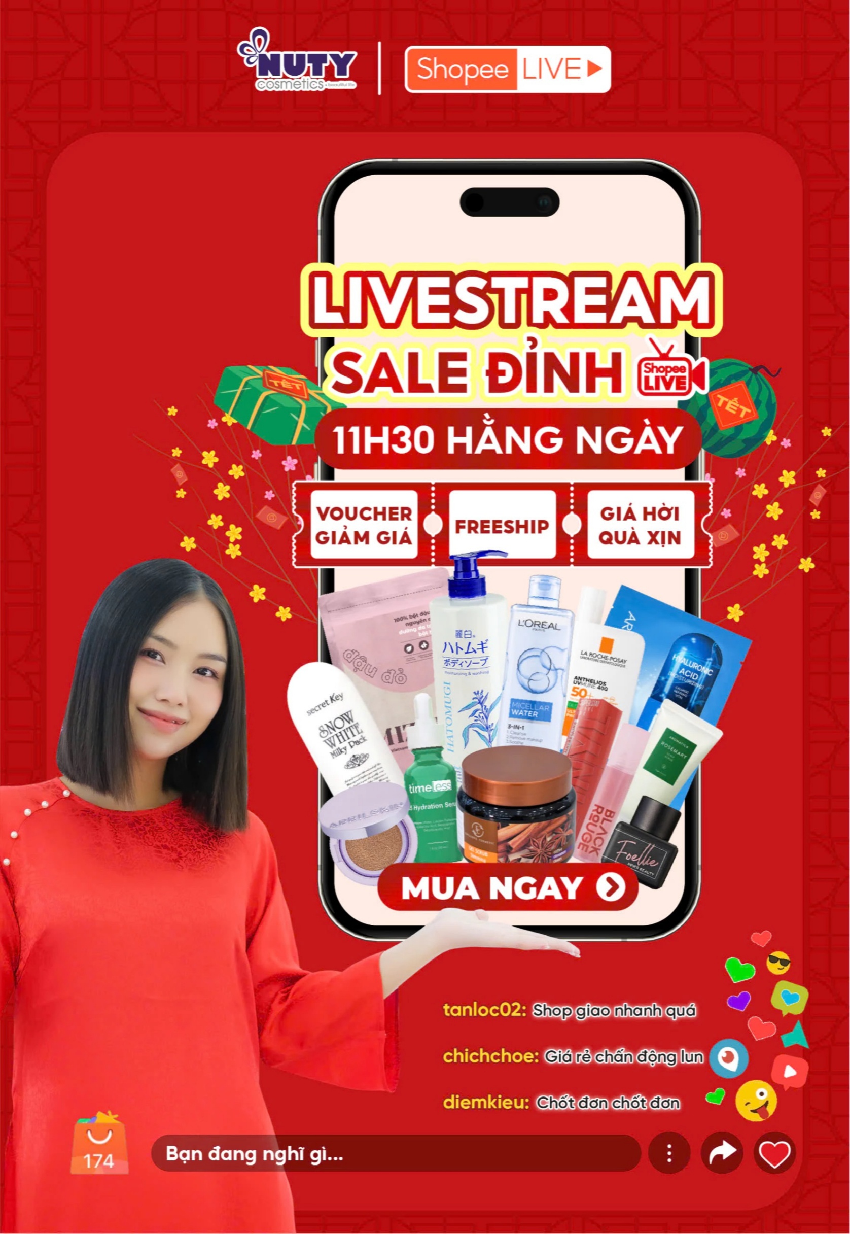 Nuty Cosmetics Shop, Cửa hàng trực tuyến | Shopee Việt Nam