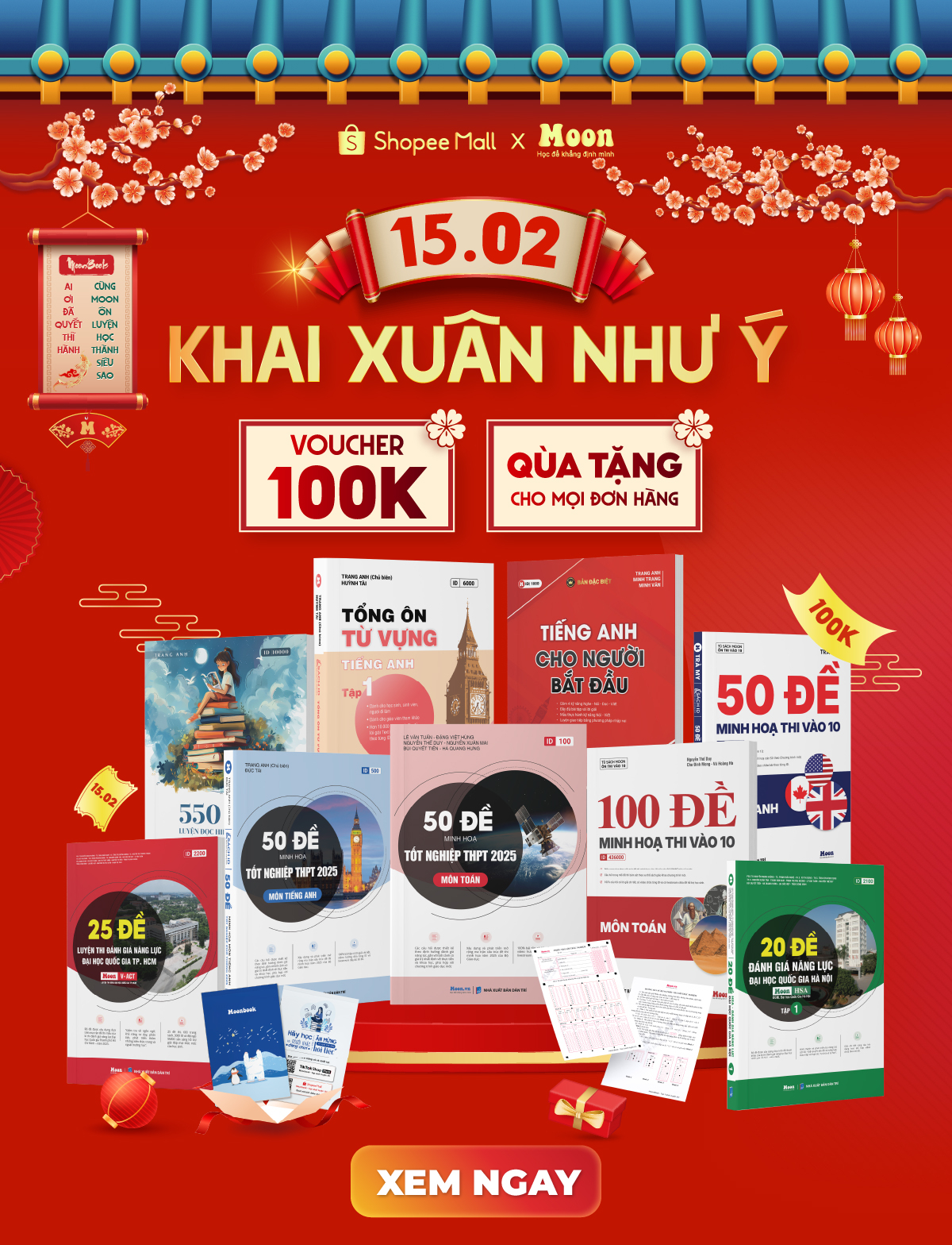 MoonBook- Top 1 sách luyện thi - Shopee Mall Online | Shopee Việt Nam
