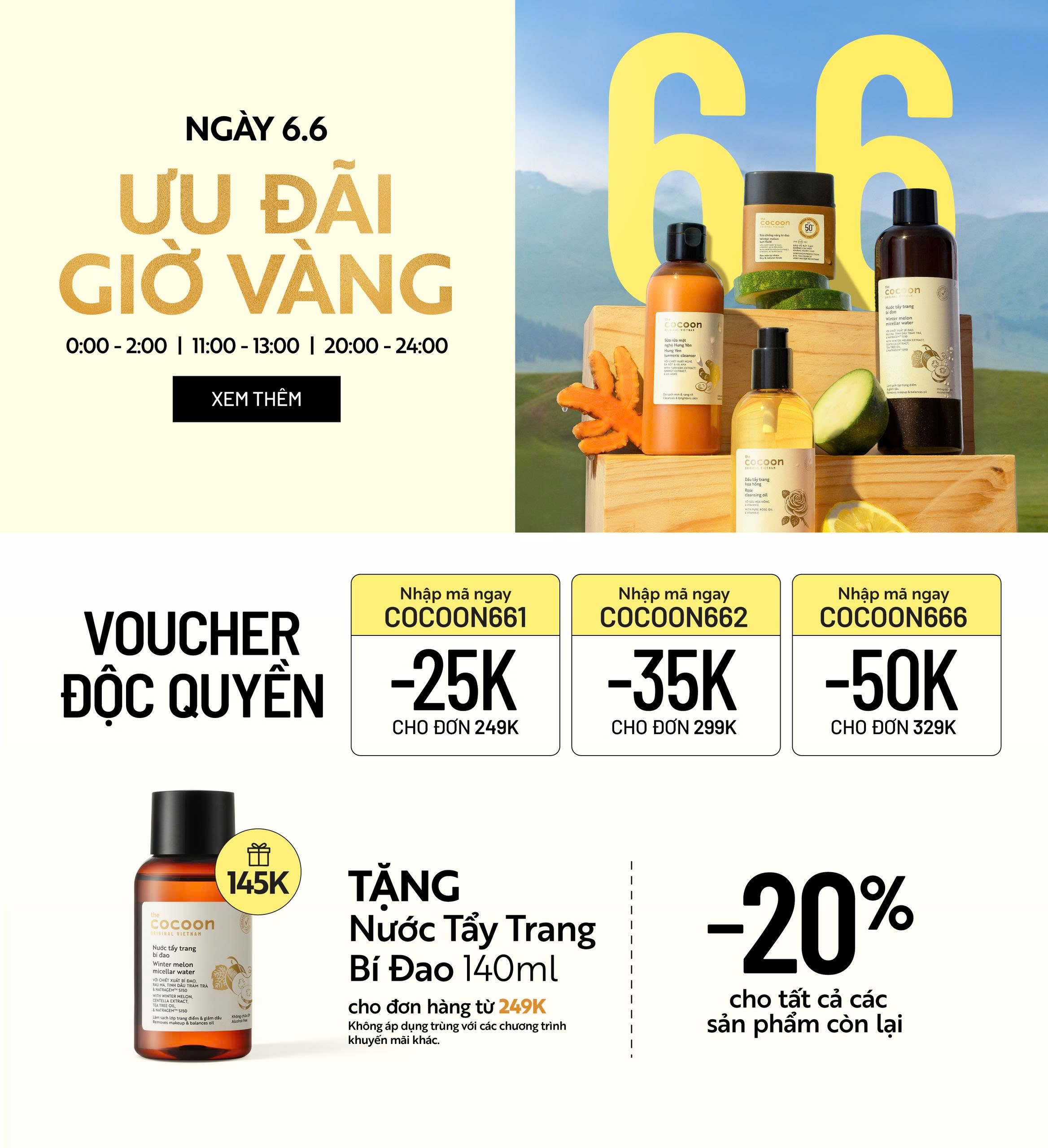 Cocoon Vietnam Chính Hãng - Shopee Mall Online | Shopee Việt Nam