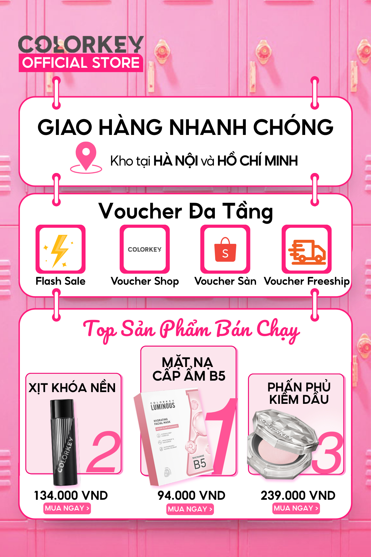 COLORKEY VIETNAM - Shopee Mall Online | Shopee Việt Nam