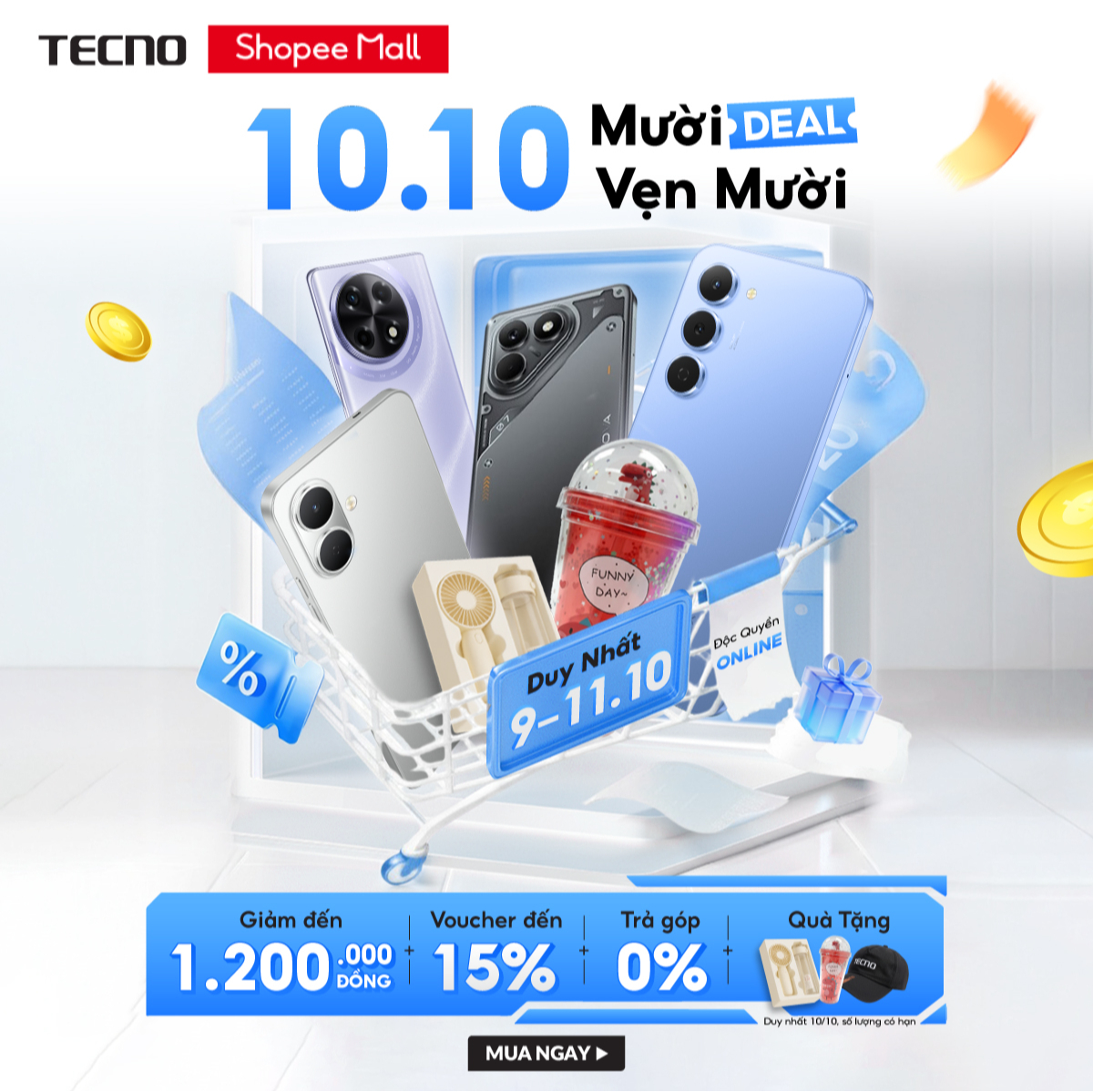 TECNO OFFICIAL STORE - Shopee Mall Online | Shopee Việt Nam