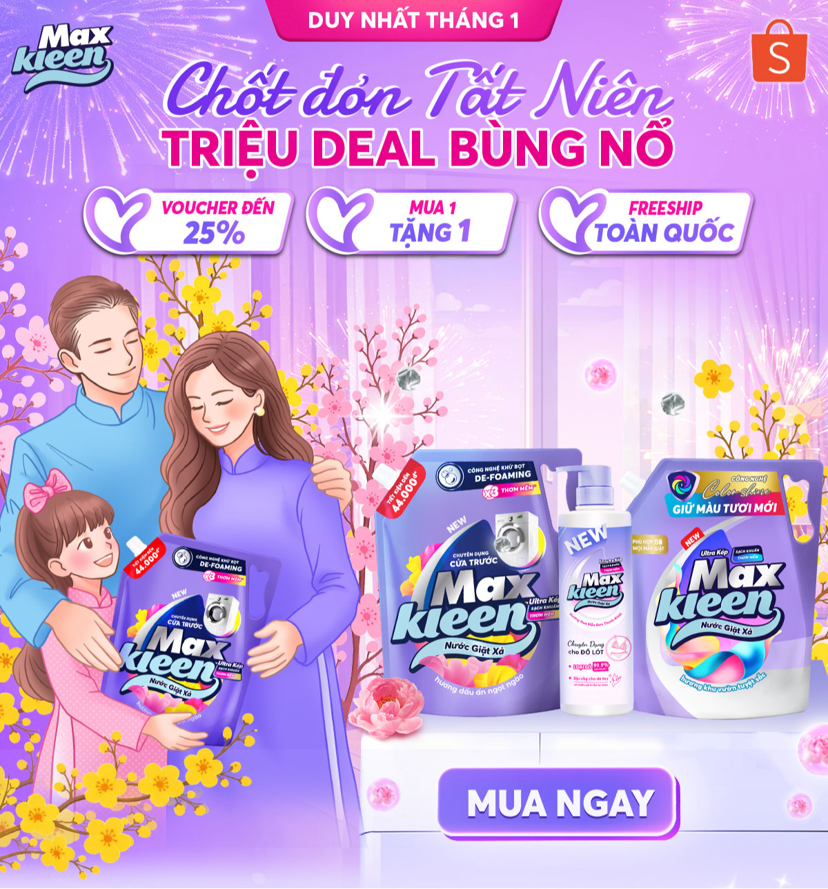 MaxKleen Vietnam - Shopee Mall Online | Shopee Việt Nam