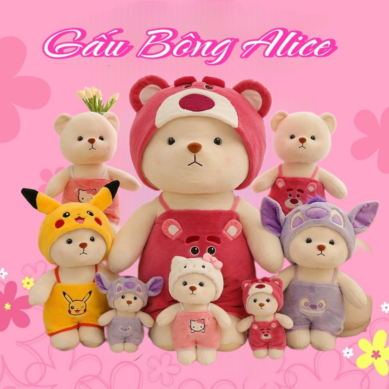 Gấu Bông Alice, Cửa hàng trực tuyến | Shopee Việt Nam